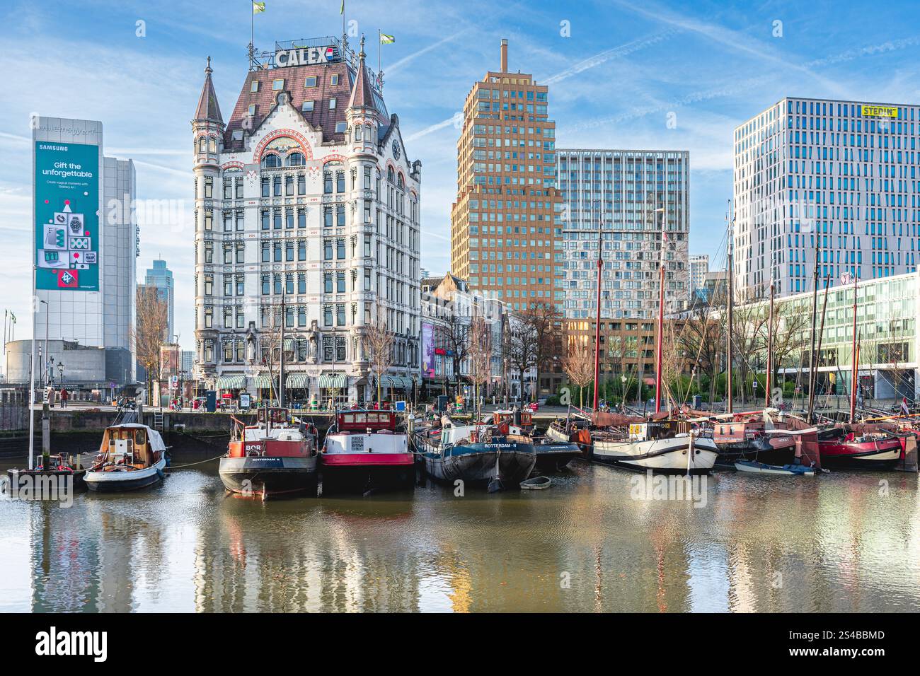December 1, 2024. Rotterdam, Netherlands. Skyline of Rotterdam, With ...