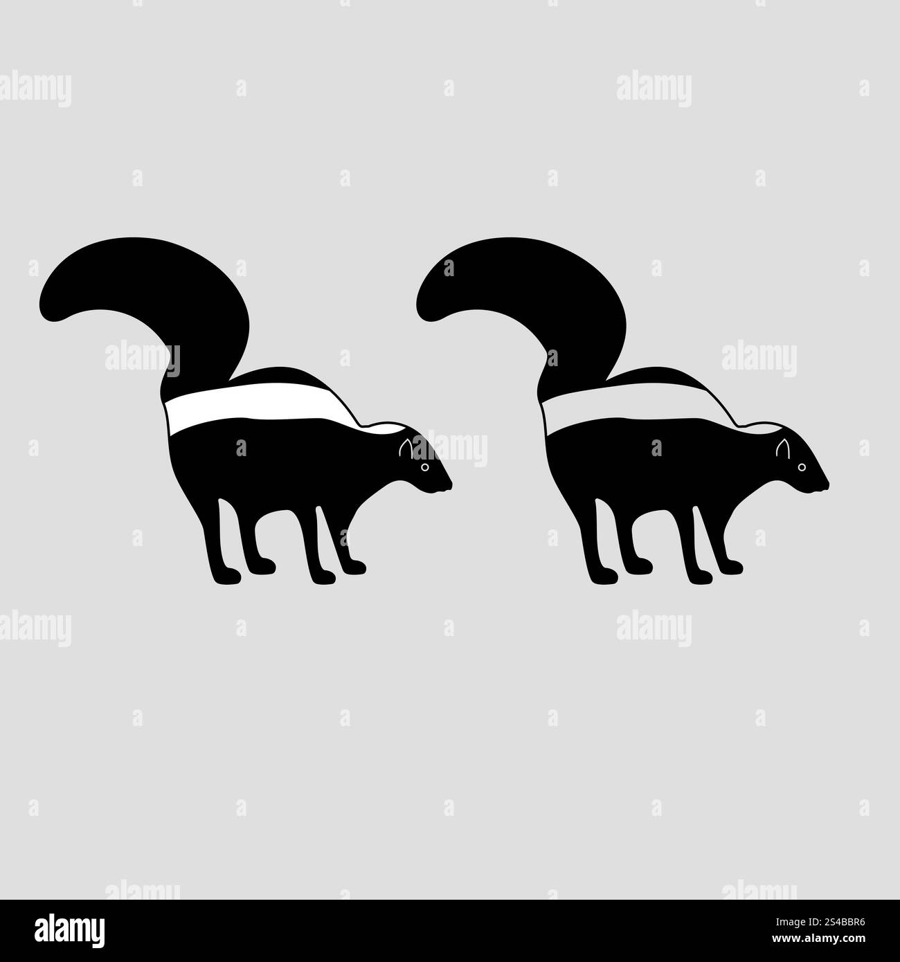 Skunk black icon Stock Vector Image & Art - Alamy