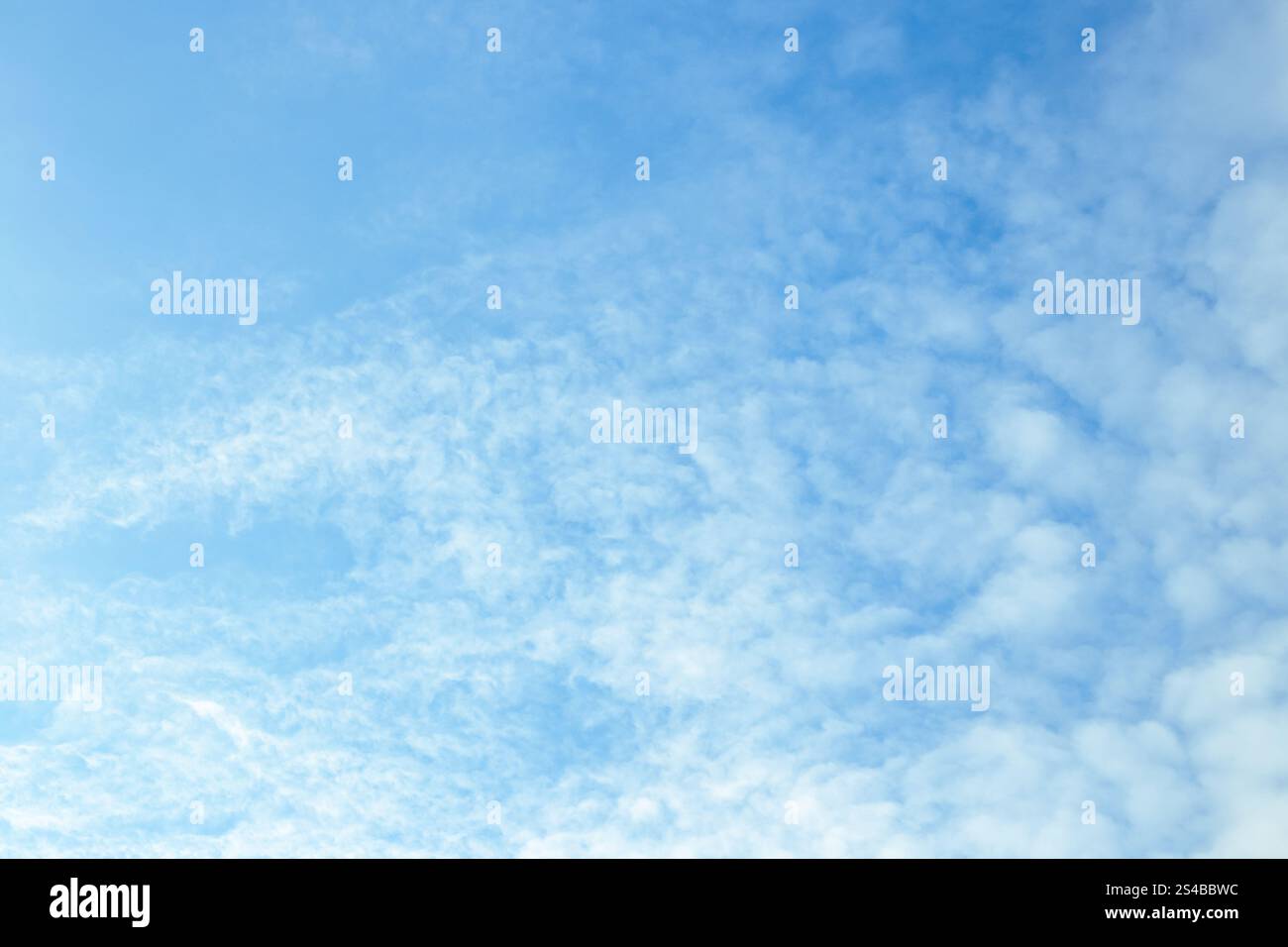 Blue sky with cloudy haze. Celestial atmospheric background Stock Photo - Alamy