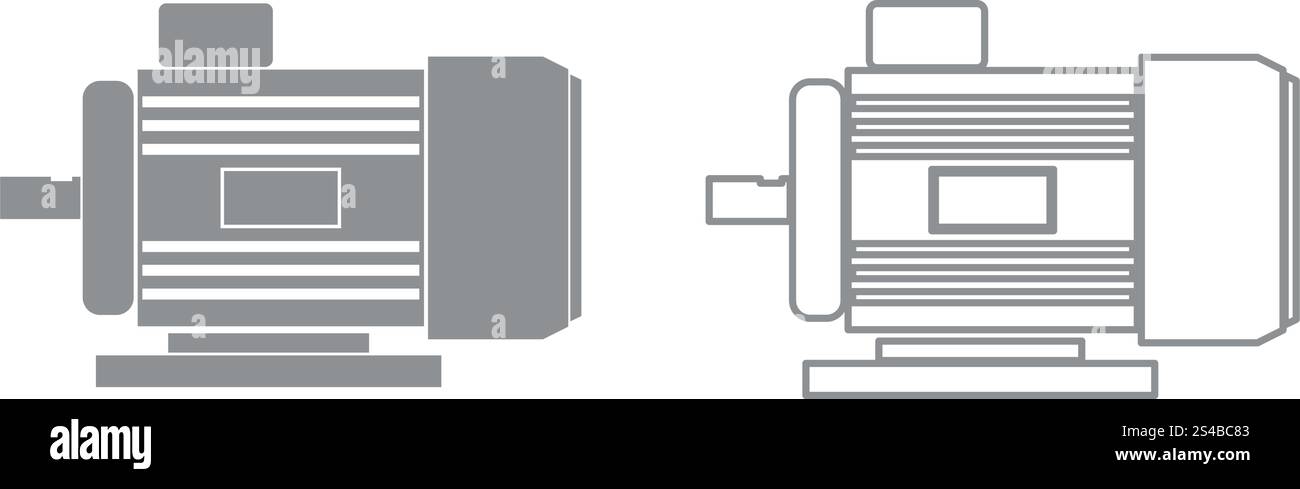 Electric motor icon Stock Vector Image & Art - Alamy