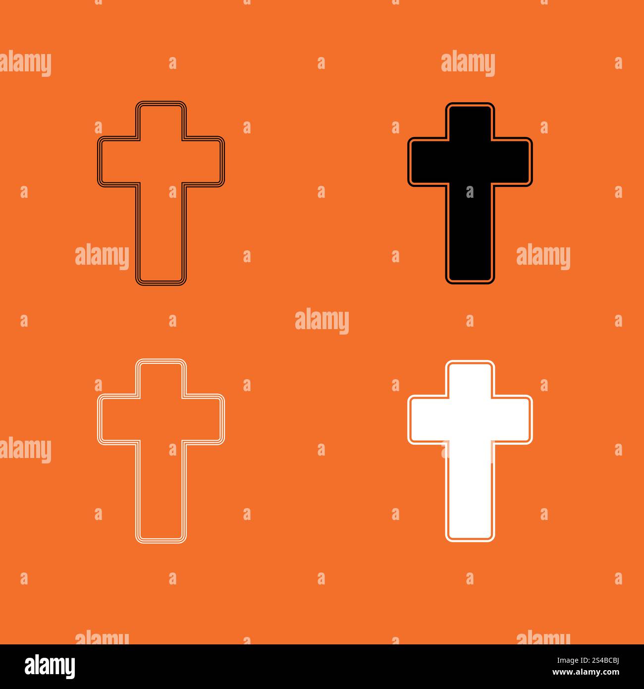 Church cross icon Stock Vector Image & Art - Alamy