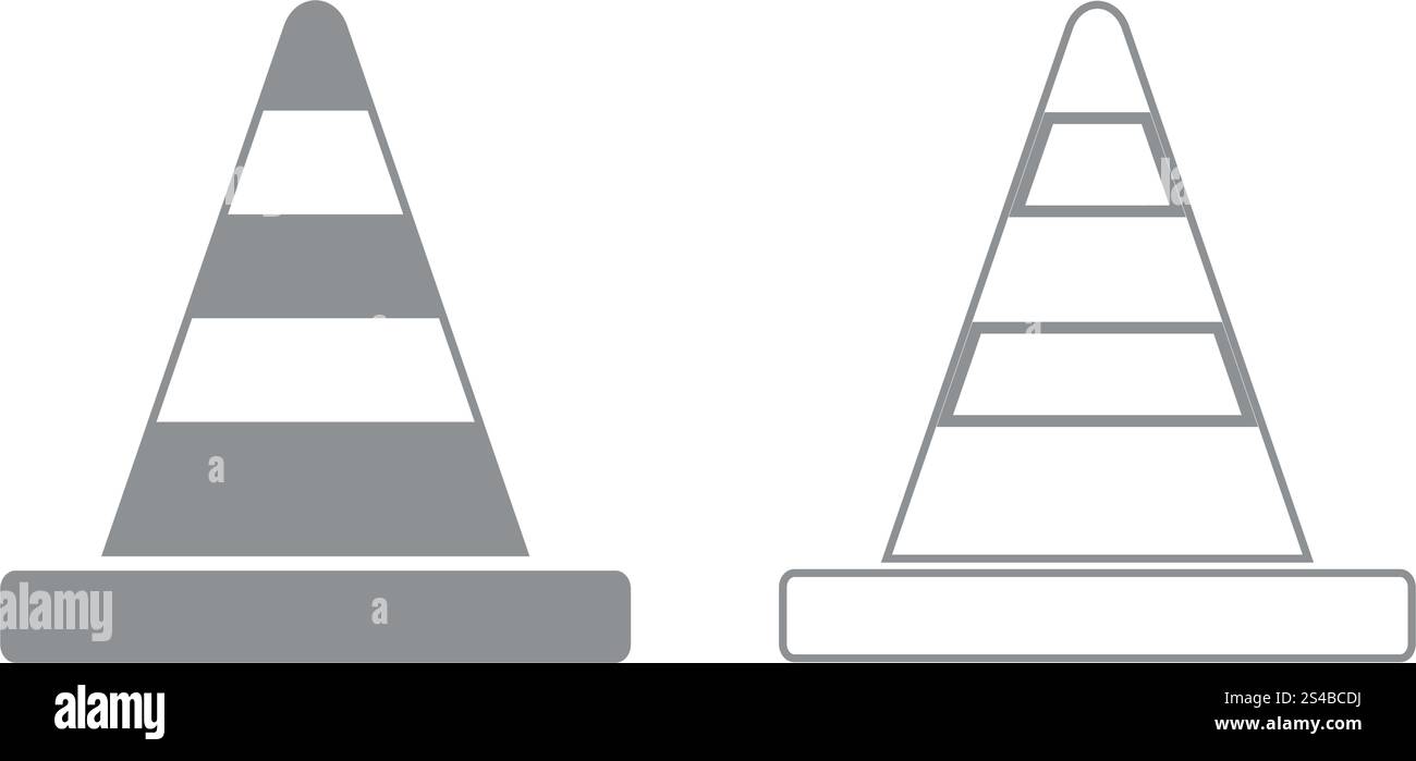 Road cone icon Stock Vector Image & Art - Alamy