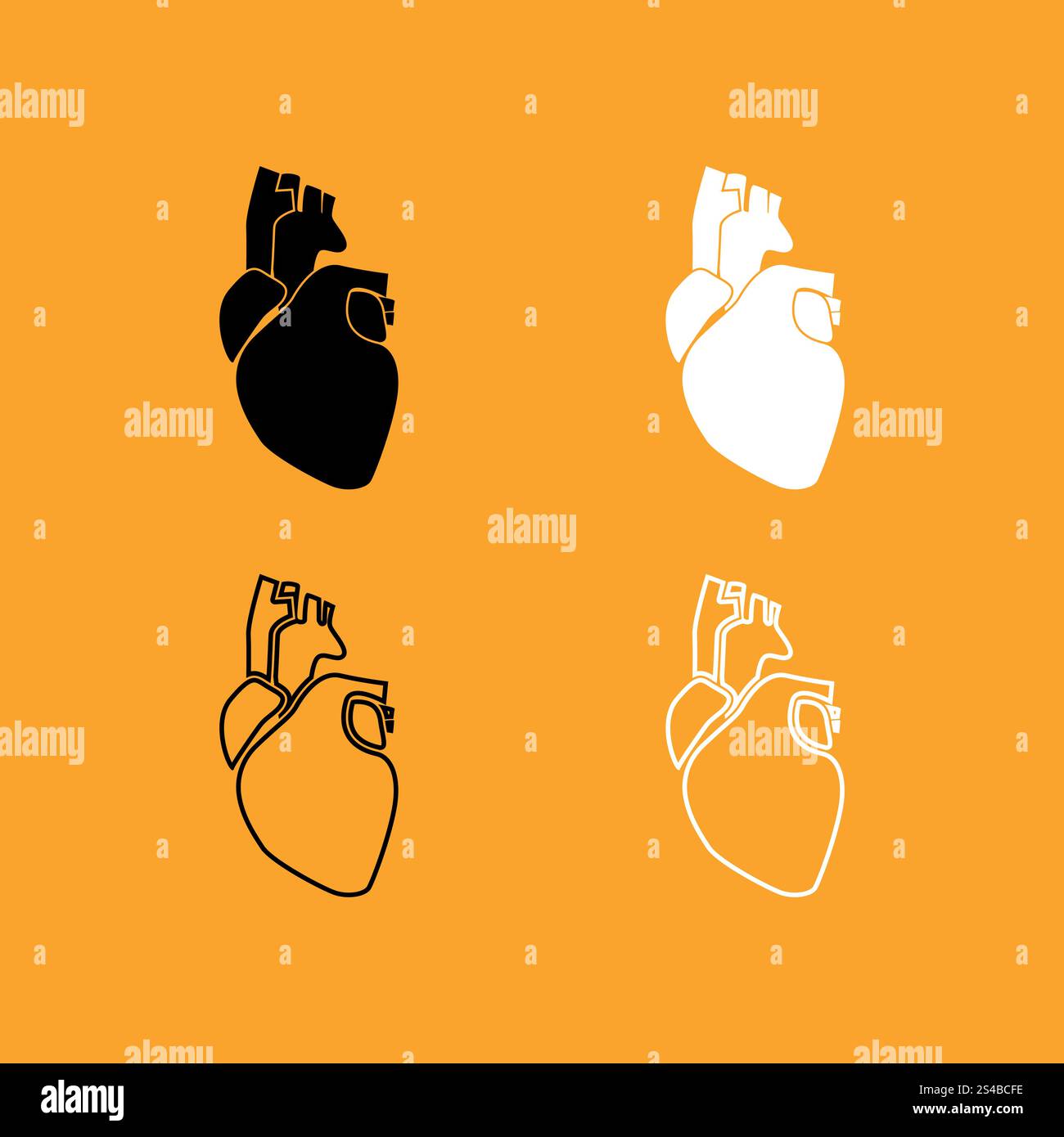 Heart pump concept Stock Vector Images - Alamy