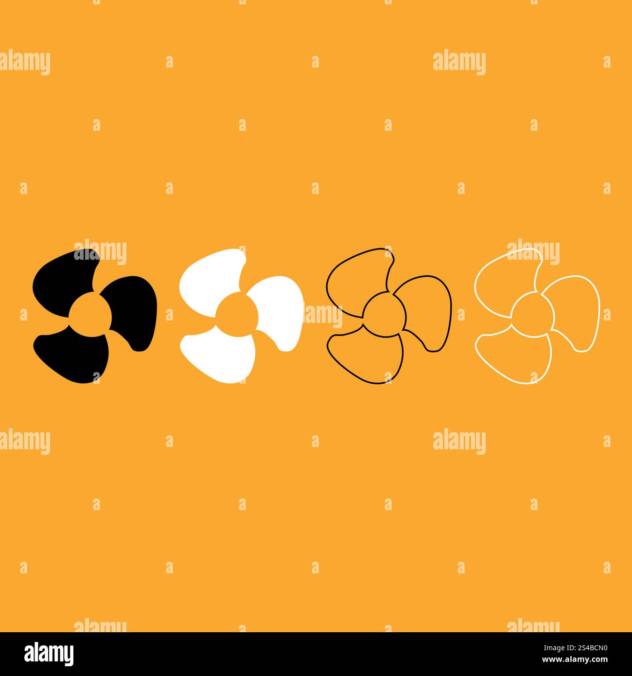 Engine fan blades Stock Vector Images - Alamy