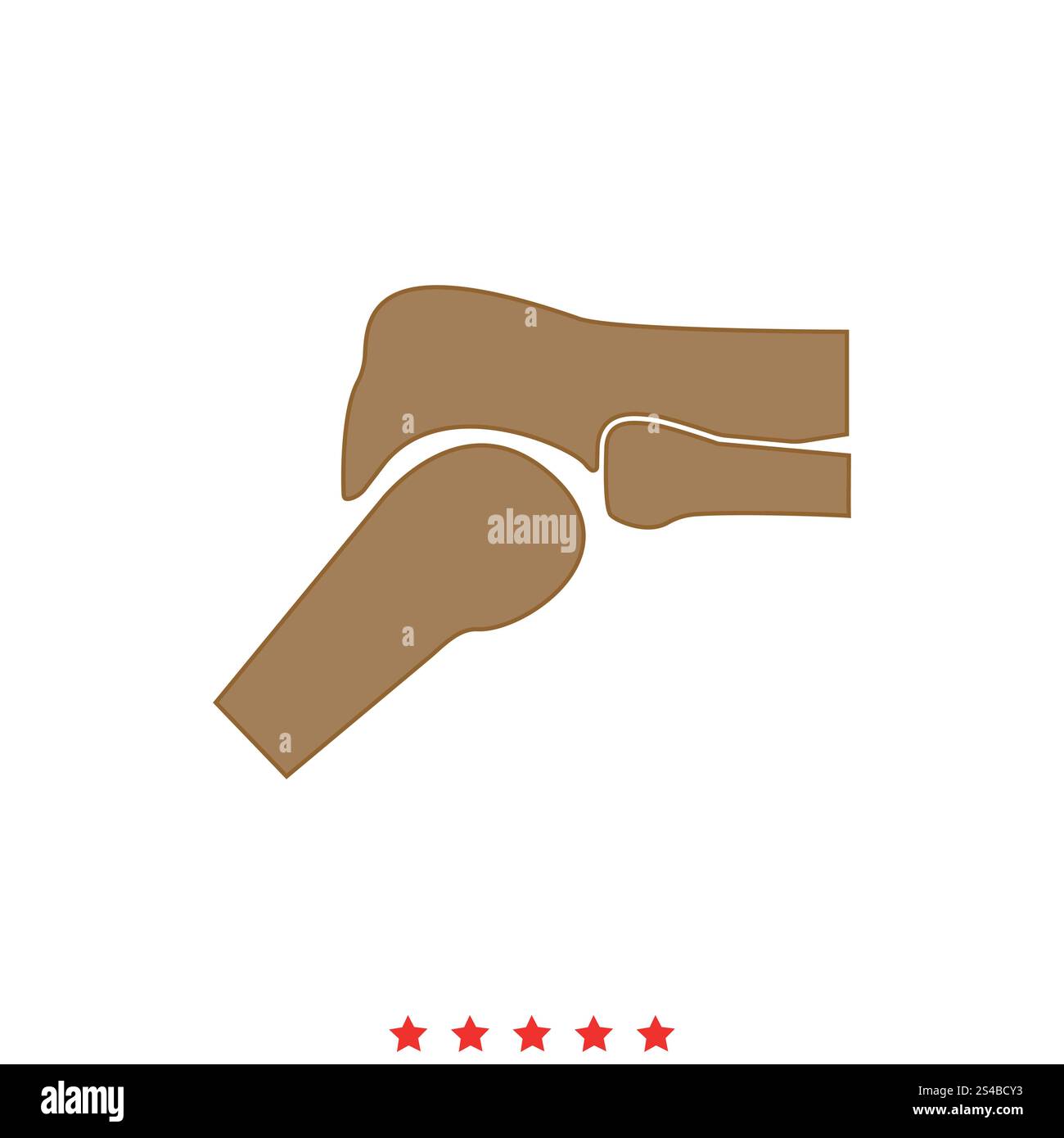 Knee joint icon .. Knee joint icon Stock Vector Image & Art - Alamy