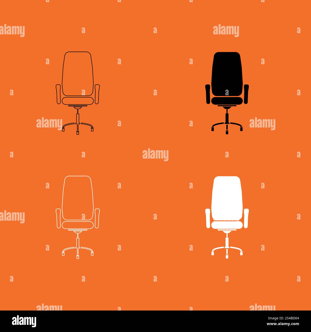 Office chair icon Stock Vector Image & Art - Alamy