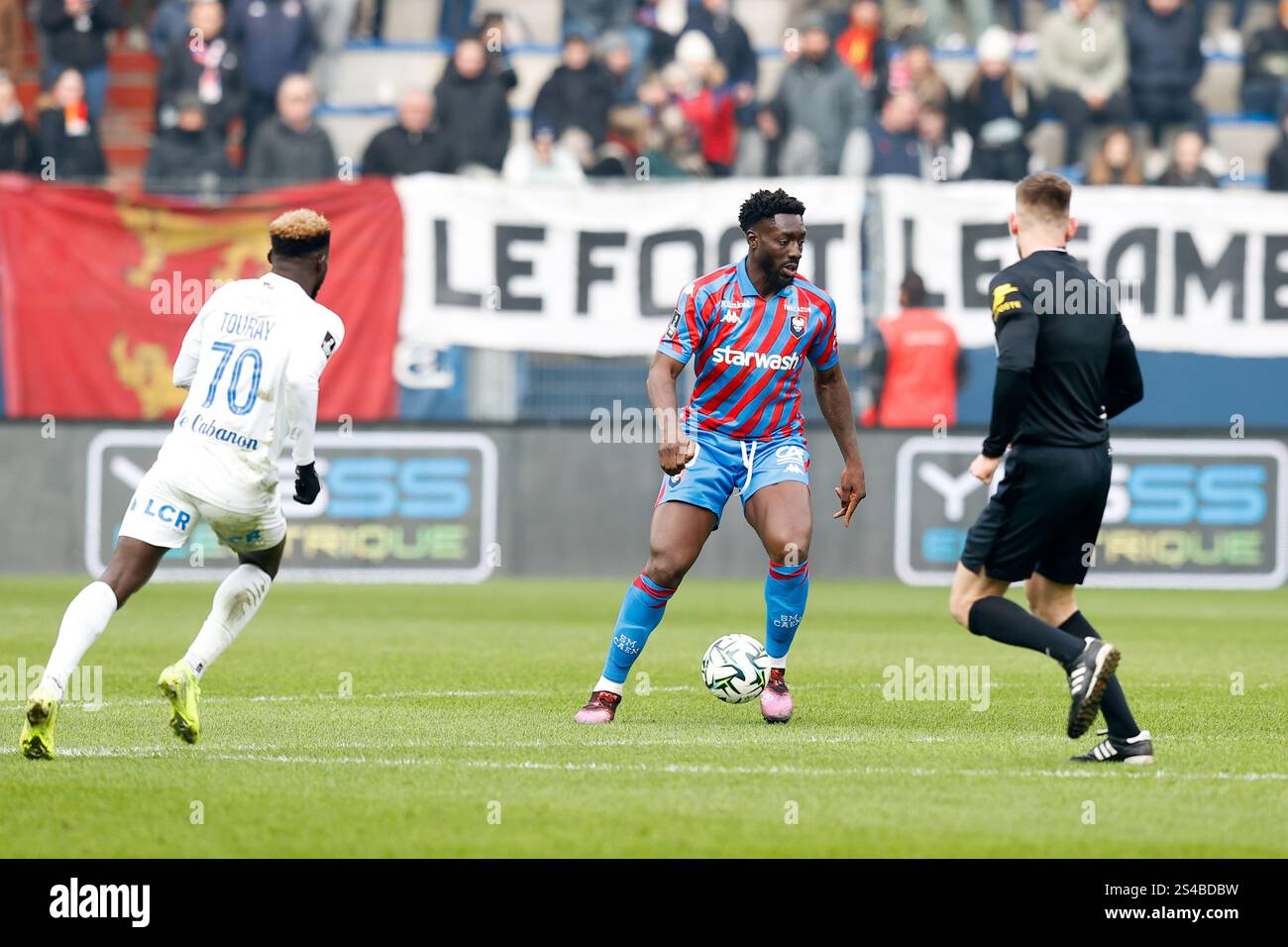 19 Alexandre MENDY (smc) during the Ligue 2 BKT match between Caen and ...