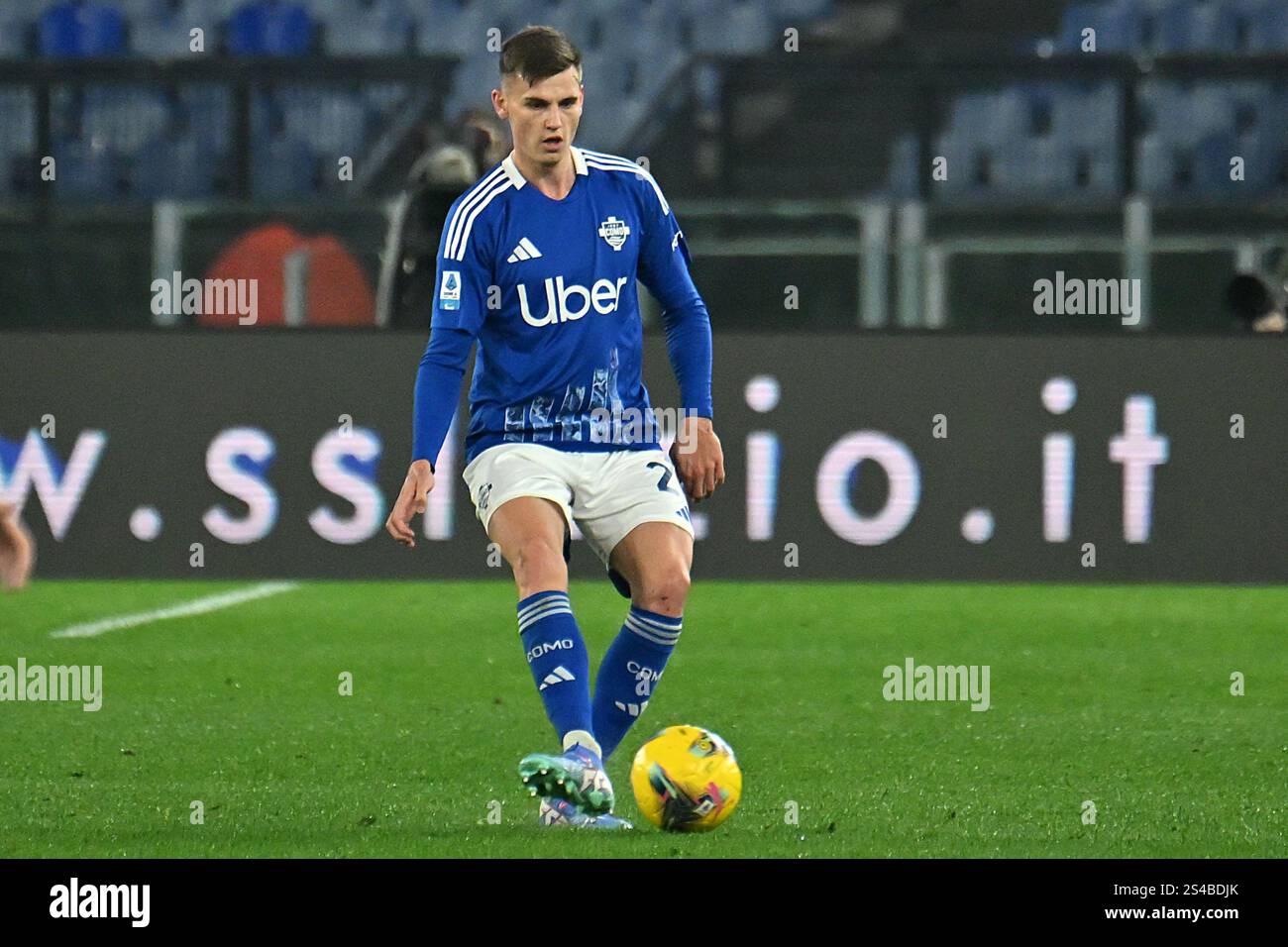 Rome, Italy. 10th Jan, 2025. Yannik Engelhardt of Como seen in action ...
