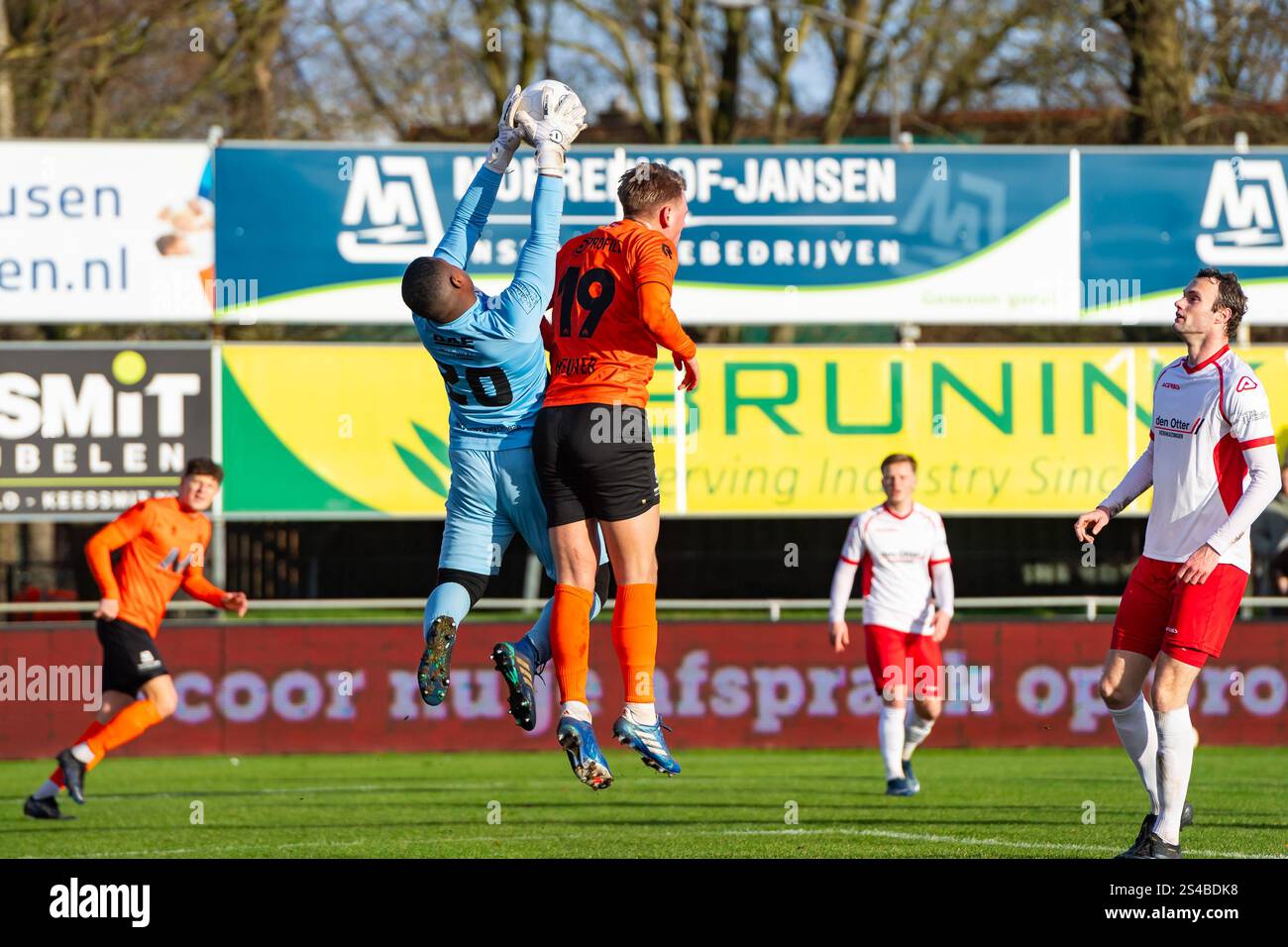 Hardenberg, Netherlands. 11th Jan, 2025. HARDENBERG, Sportpark de ...