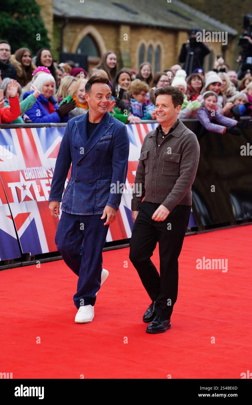Presenters Ant McPartlin (left) and Declan Donnelly (Ant and Dec ...
