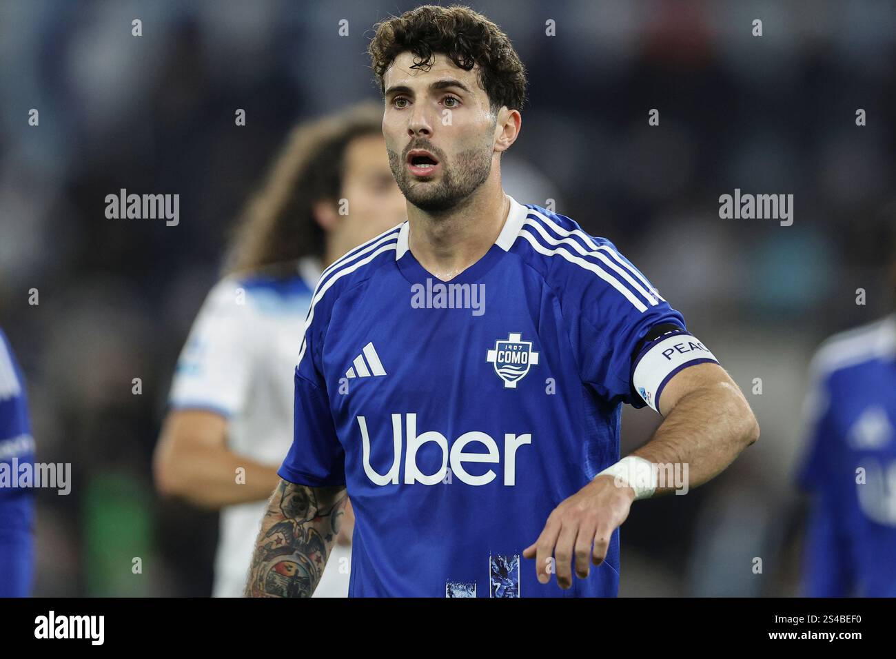 Como’s Italian forward Patrick Cutrone looks during the Serie A ...