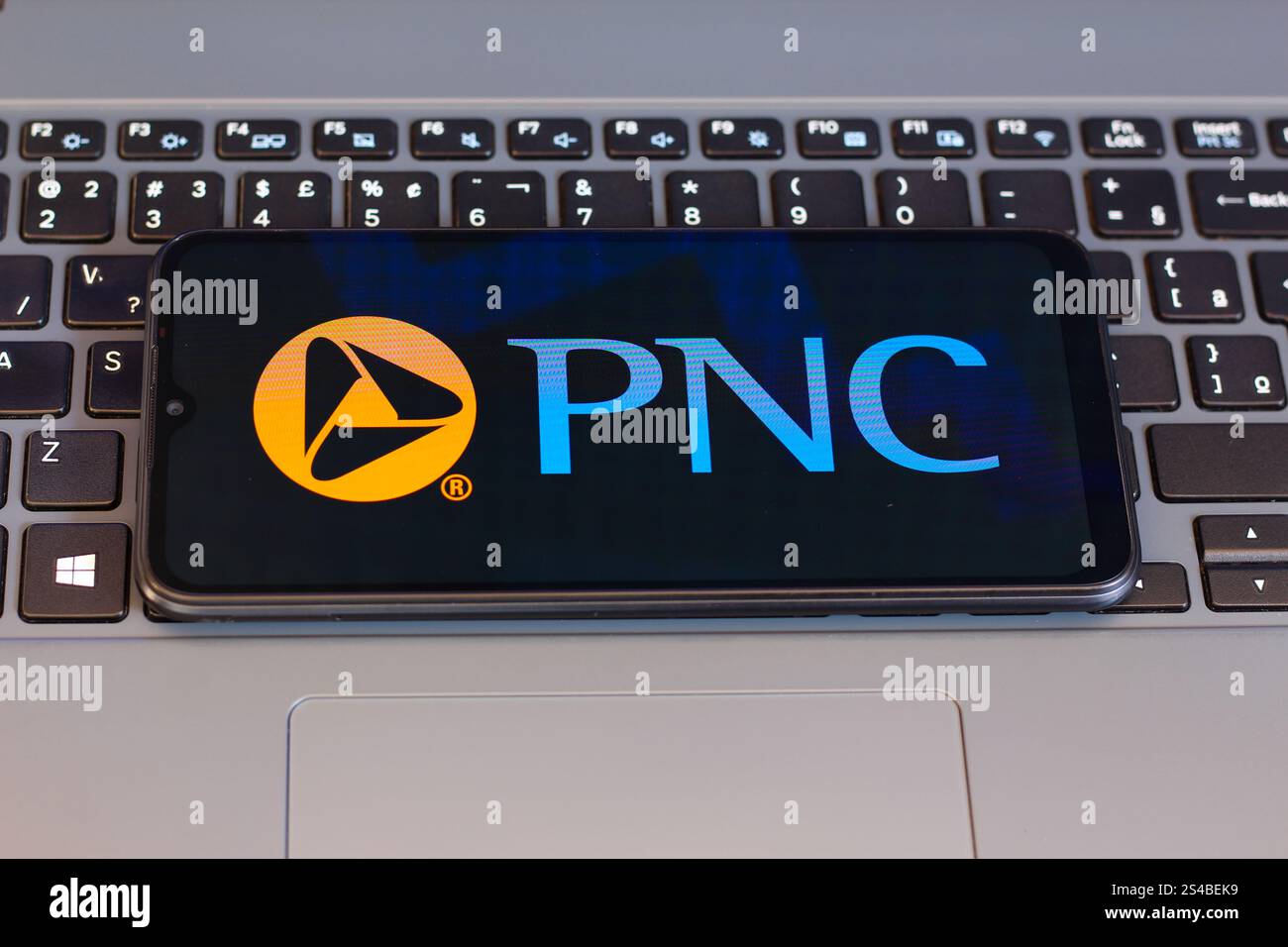 Canada. 11th Jan, 2025. In this photo illustration, the PNC Financial ...