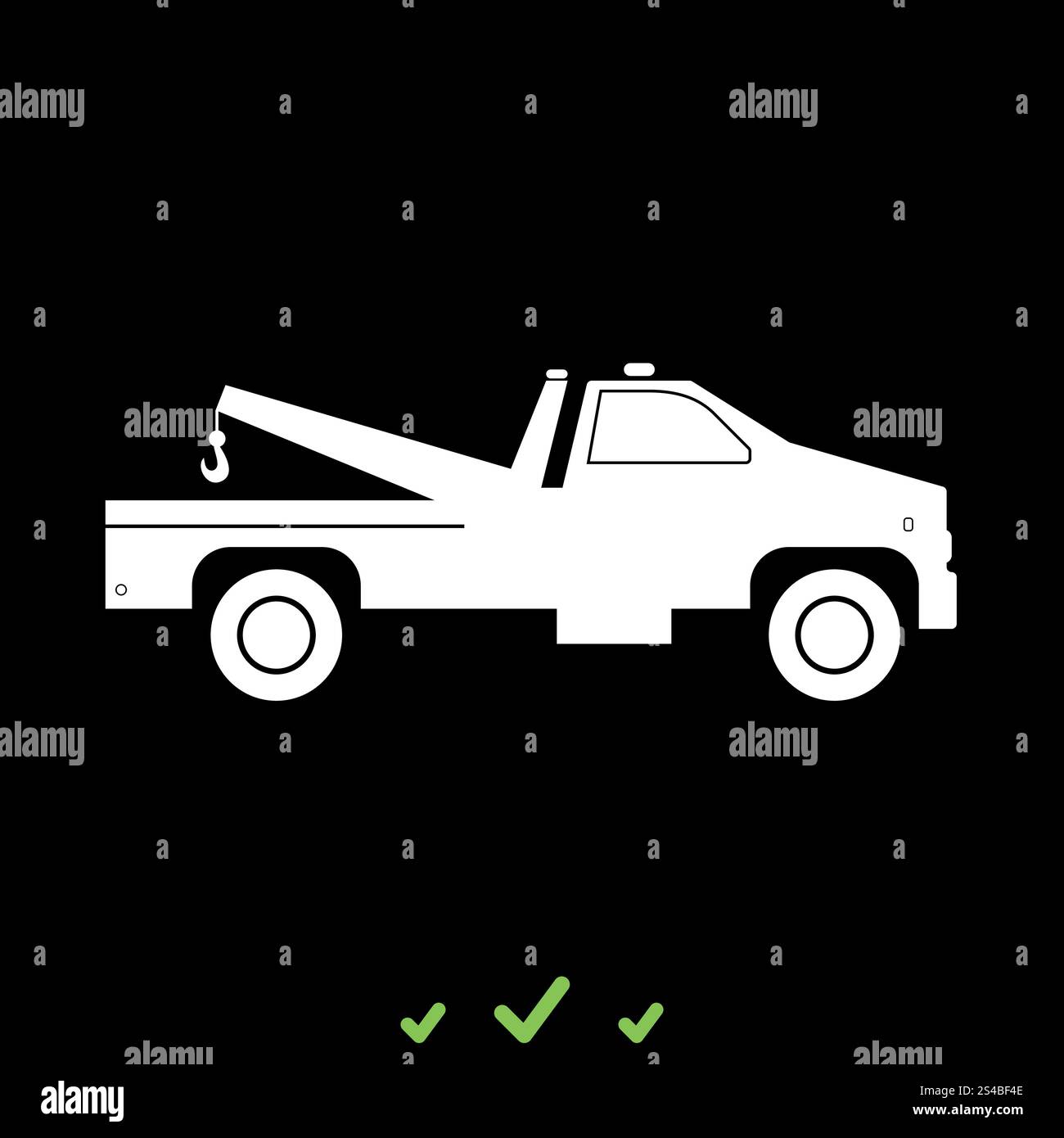 Breakdown truck it is white icon .. Breakdown truck it is white icon ...