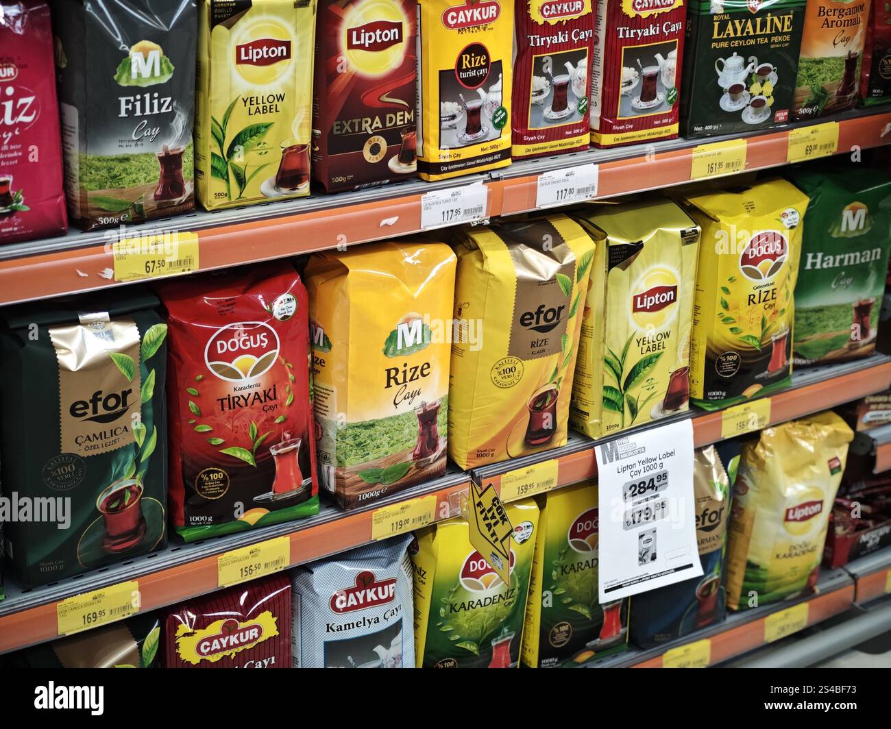 Istanbul ,Turkiye - november 19, 2024: various flavors and brands of ...