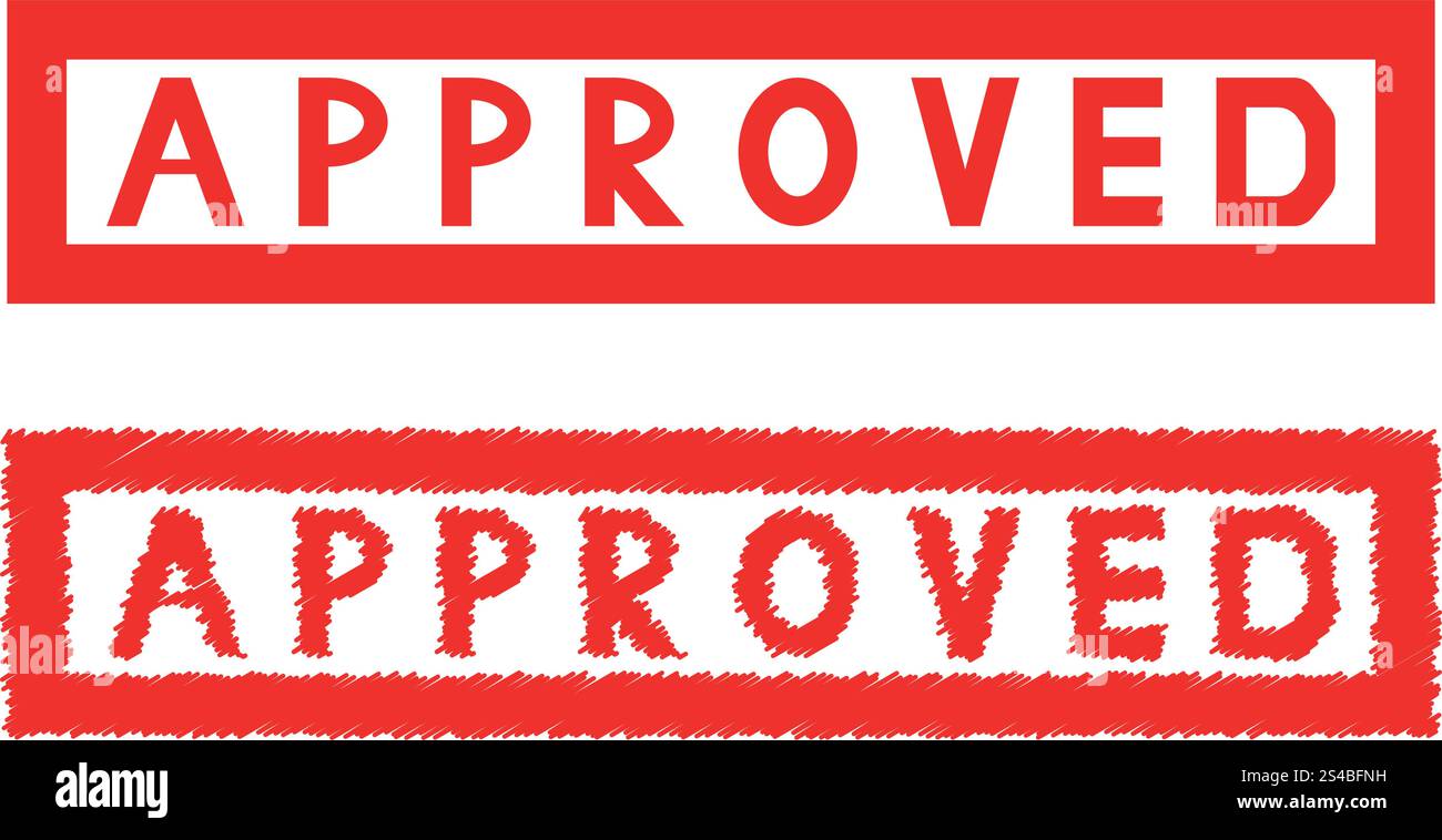 Stamp seal press notes approved.. Stamp seal press notes approved set ...