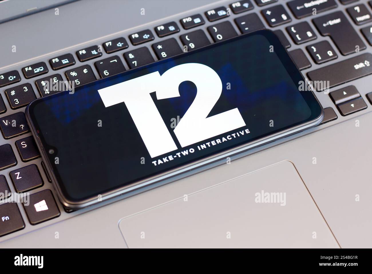 Canada. 11th Jan, 2025. In this photo illustration, the Take-Two ...