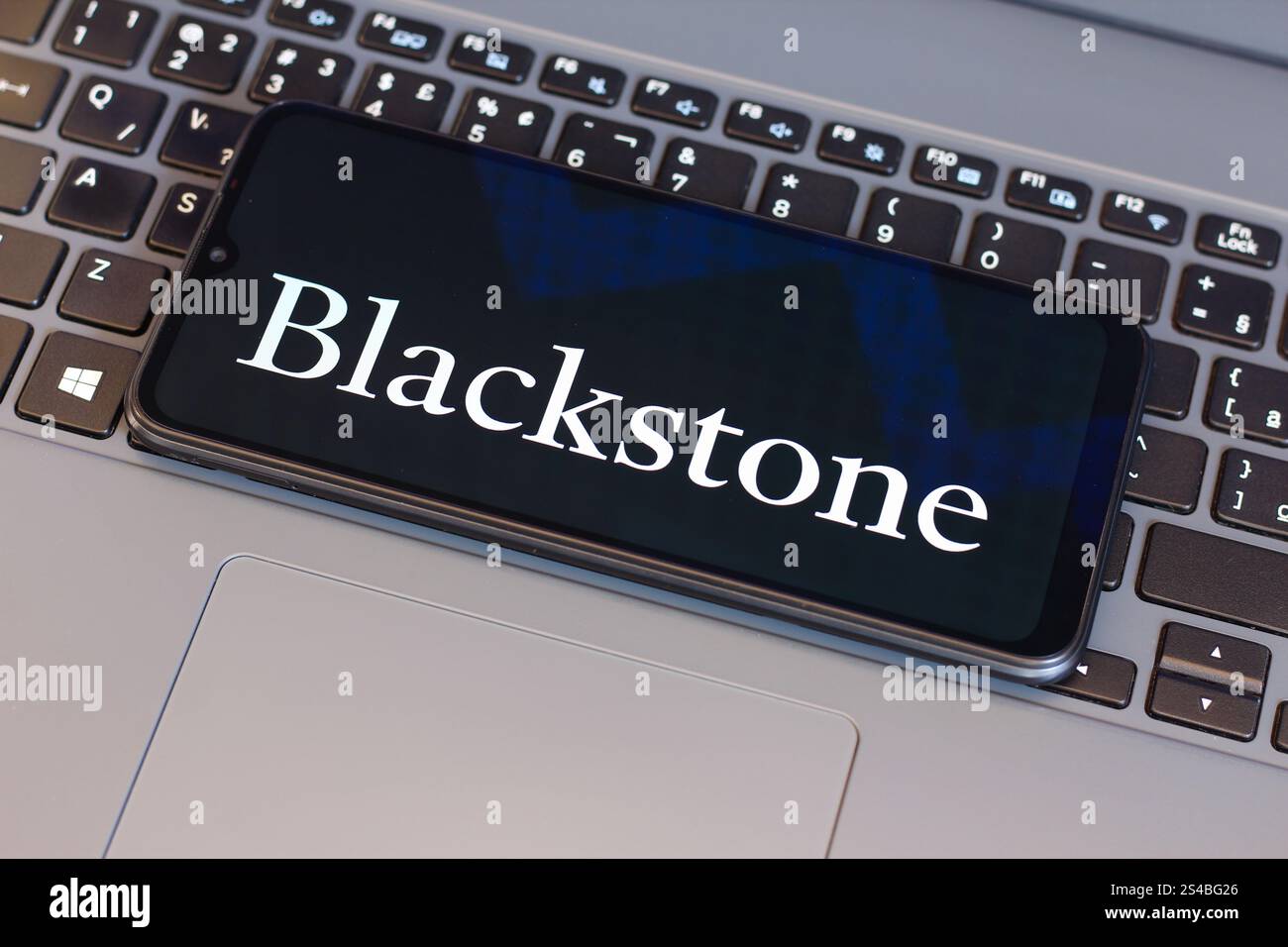 Canada. 11th Jan, 2025. In this photo illustration, the Blackstone ...