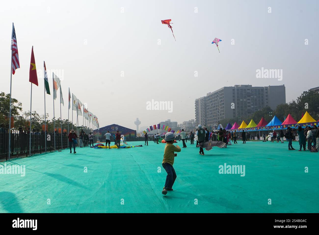 Ahmedabad kite festival 2025 hi-res stock photography and images - Alamy