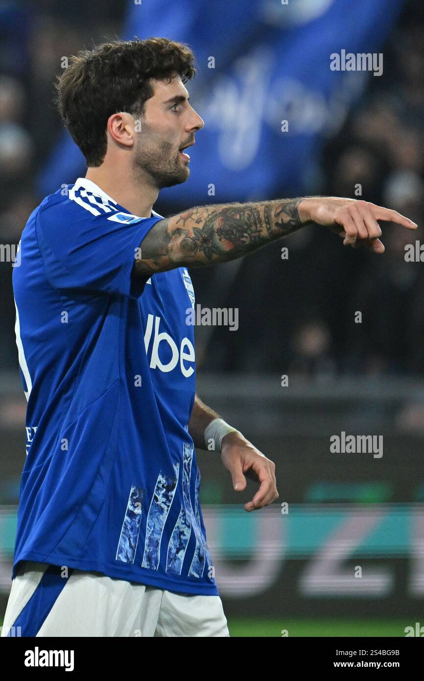 Rome, Italy. 10th Jan, 2025. Patrick Cutrone of Como seen during the Serie A match between Lazio ...