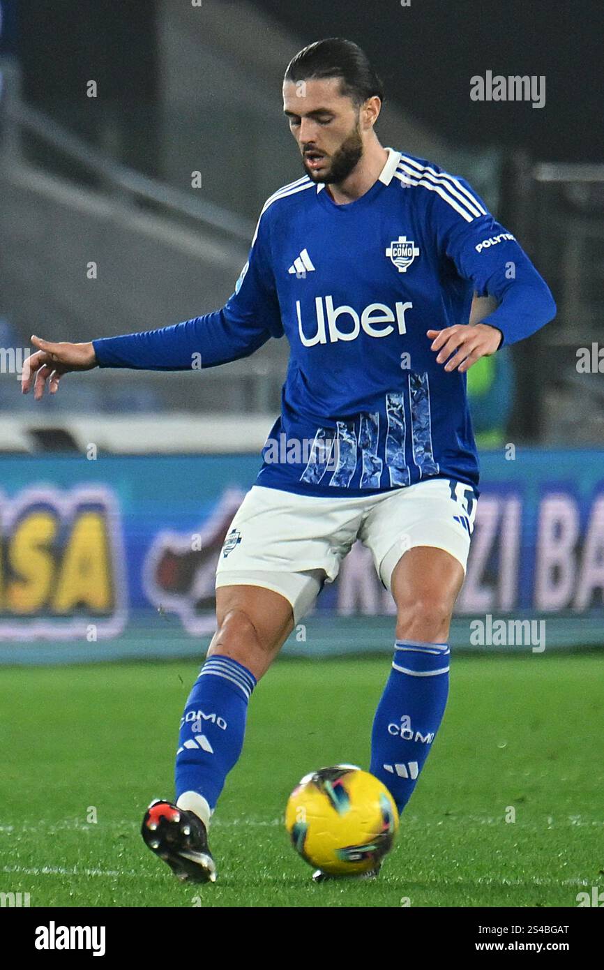 Rome, Italy. 10th Jan, 2025. Alberto Dossena seen in action during the Serie A match between ...