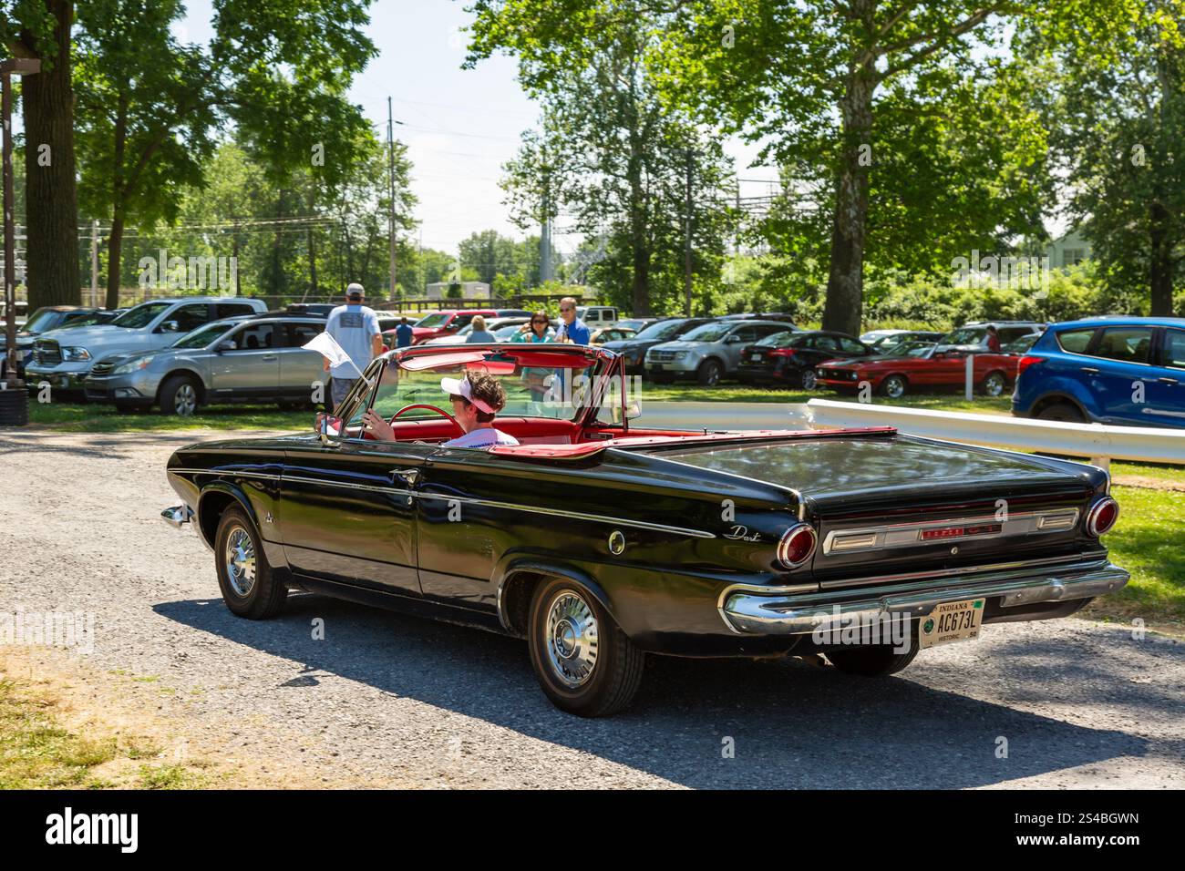 Indiana historic vehicle license plate hi-res stock photography and ...