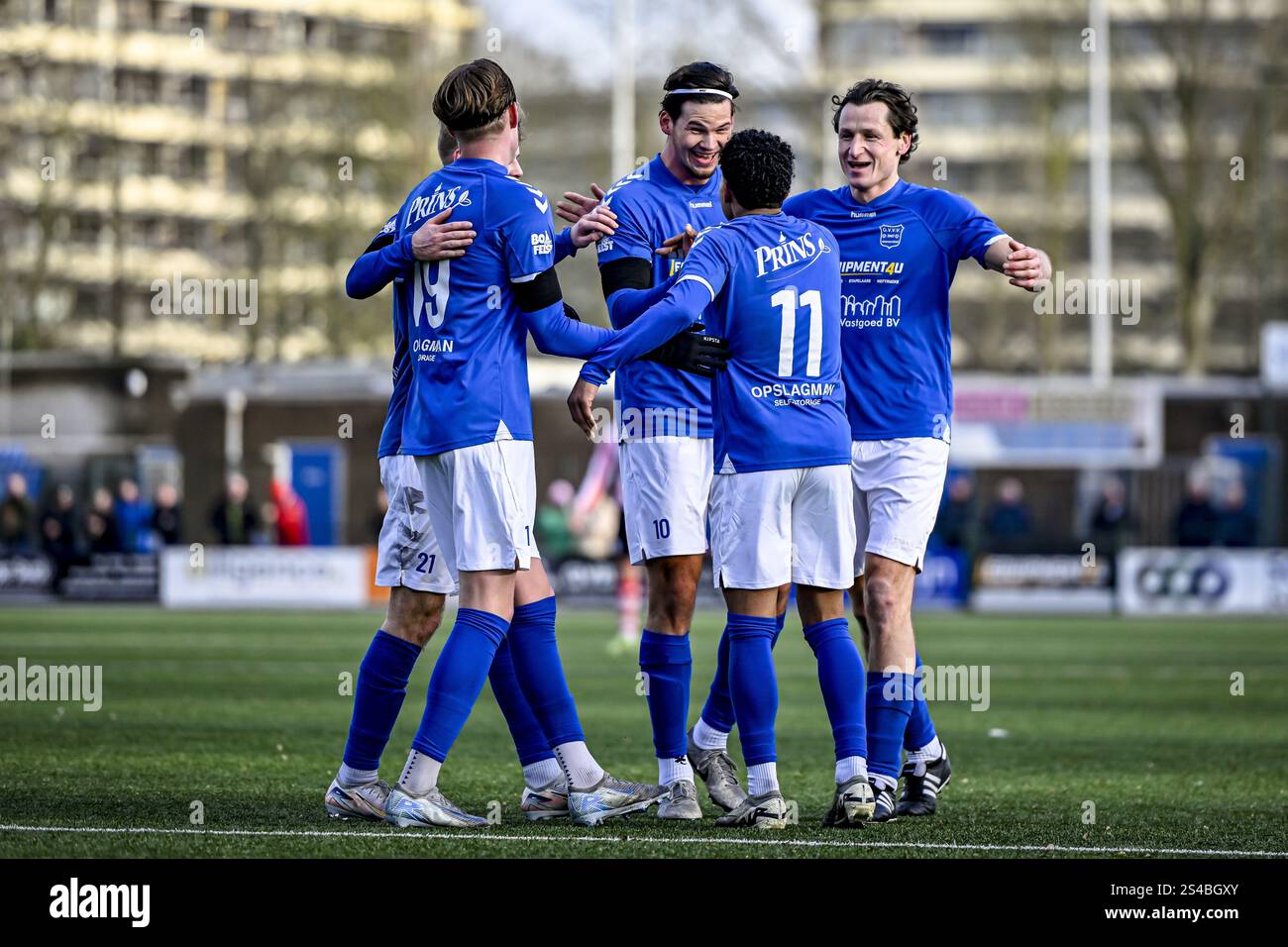 VEENENDAAL, 11-01-2025, Sportpark Panhuis, Dutch second division ...