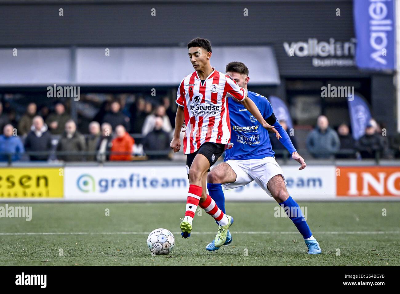 VEENENDAAL, 11-01-2025, Sportpark Panhuis, Dutch second division ...