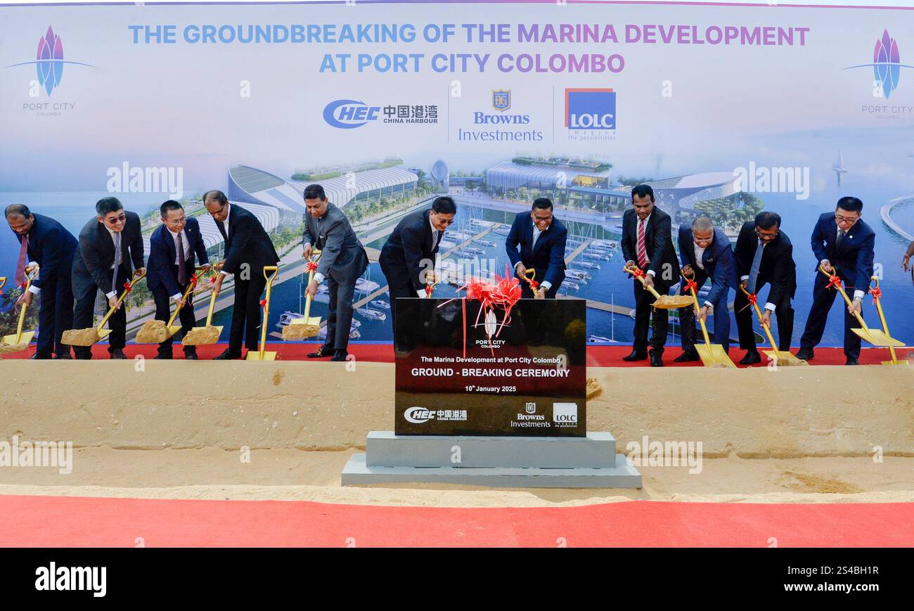 Colombo. 10th Jan, 2025. This photo taken on Jan. 10, 2025 shows the ...