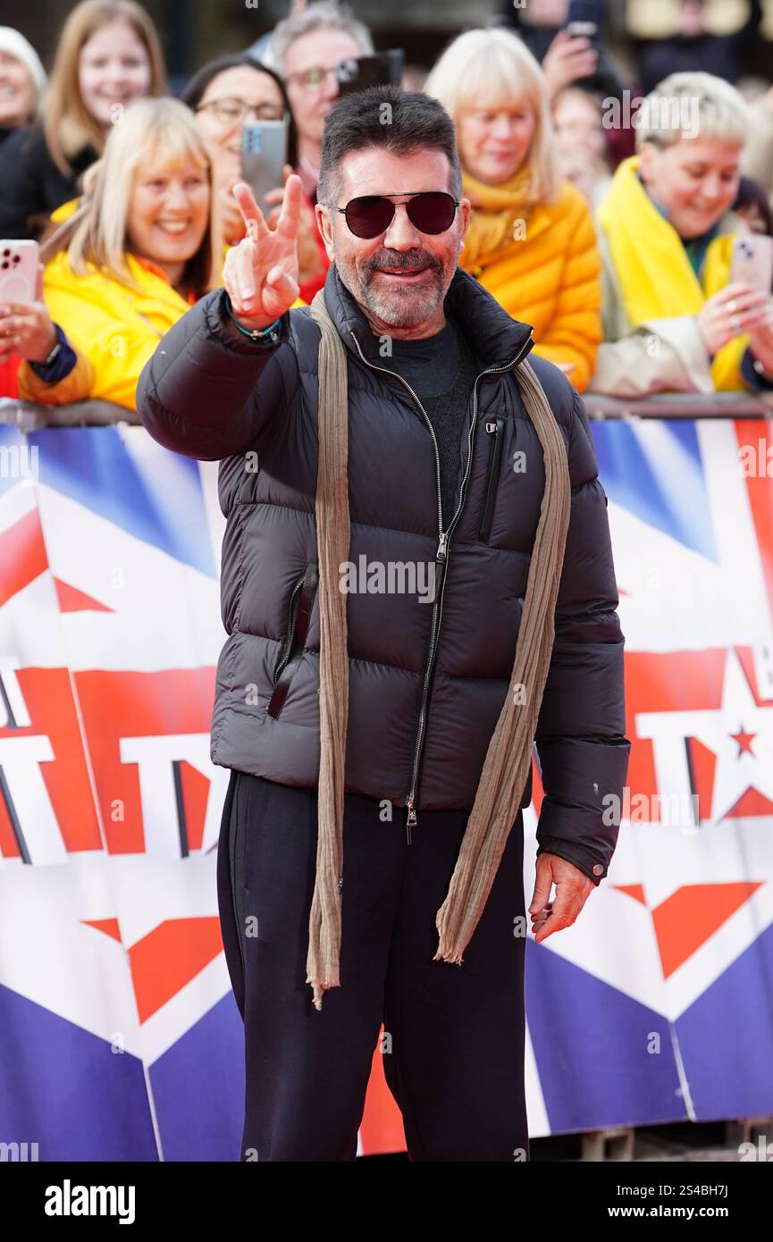 Judges Simon Cowell arriving for Britain's Got Talent auditions at the ...