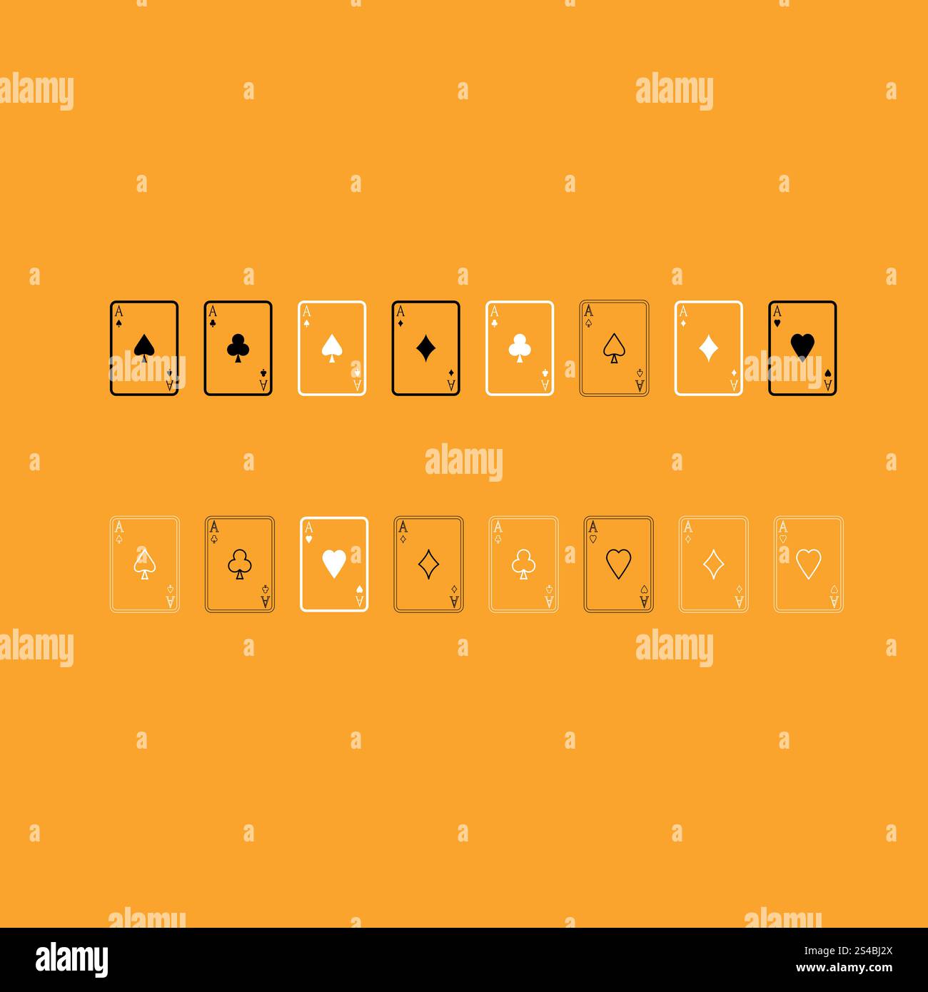 Playing cards icon Stock Vector Image & Art - Alamy