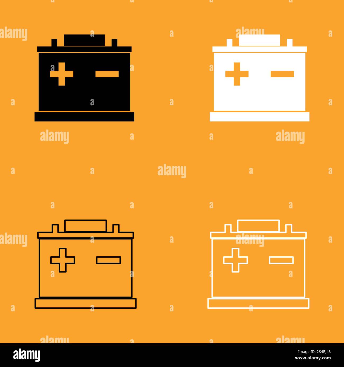 Car battery icon Stock Vector Image & Art - Alamy