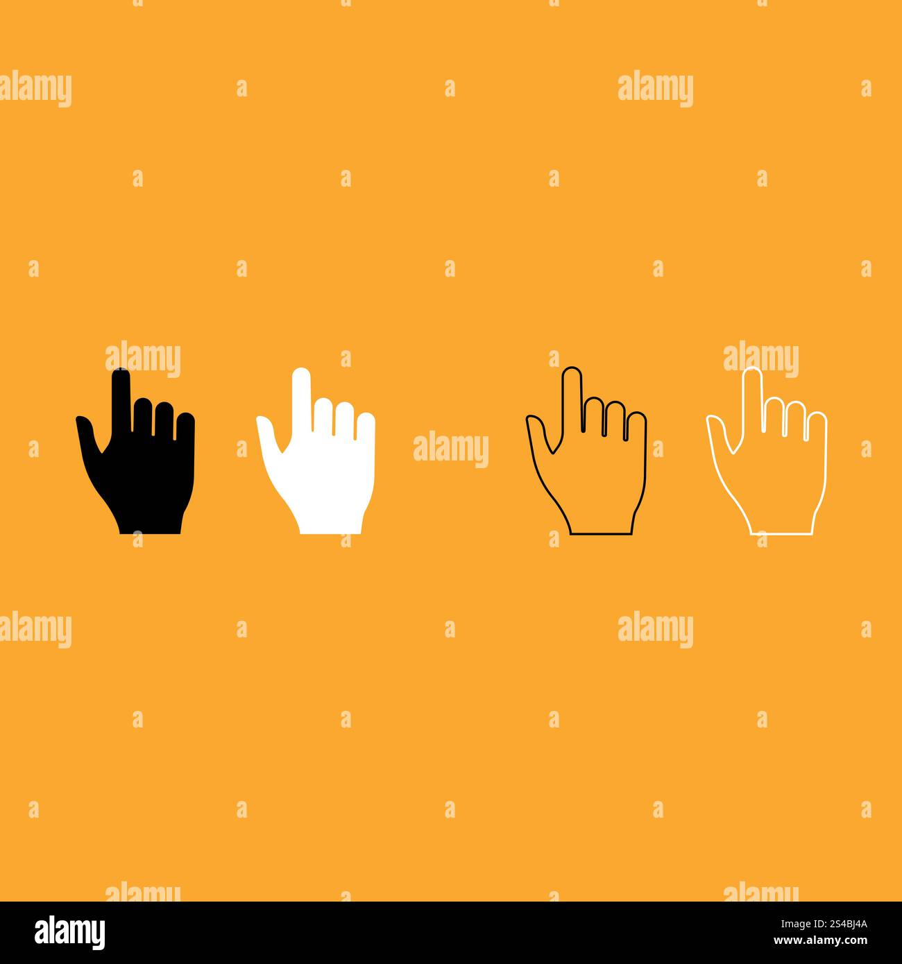 Pointing hand icon Stock Vector Image & Art - Alamy