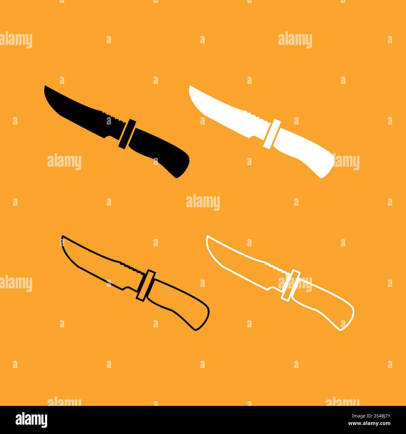 Knife of hunter icon Stock Vector Image & Art - Alamy