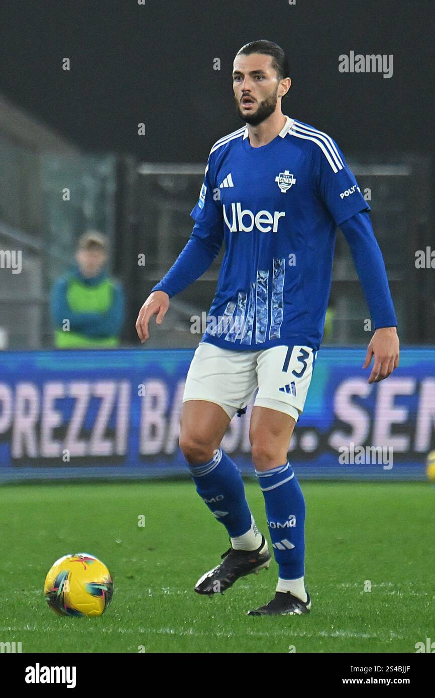 Rome, Lazio. 10th Jan, 2025. Alberto Dossena during the Serie A match ...