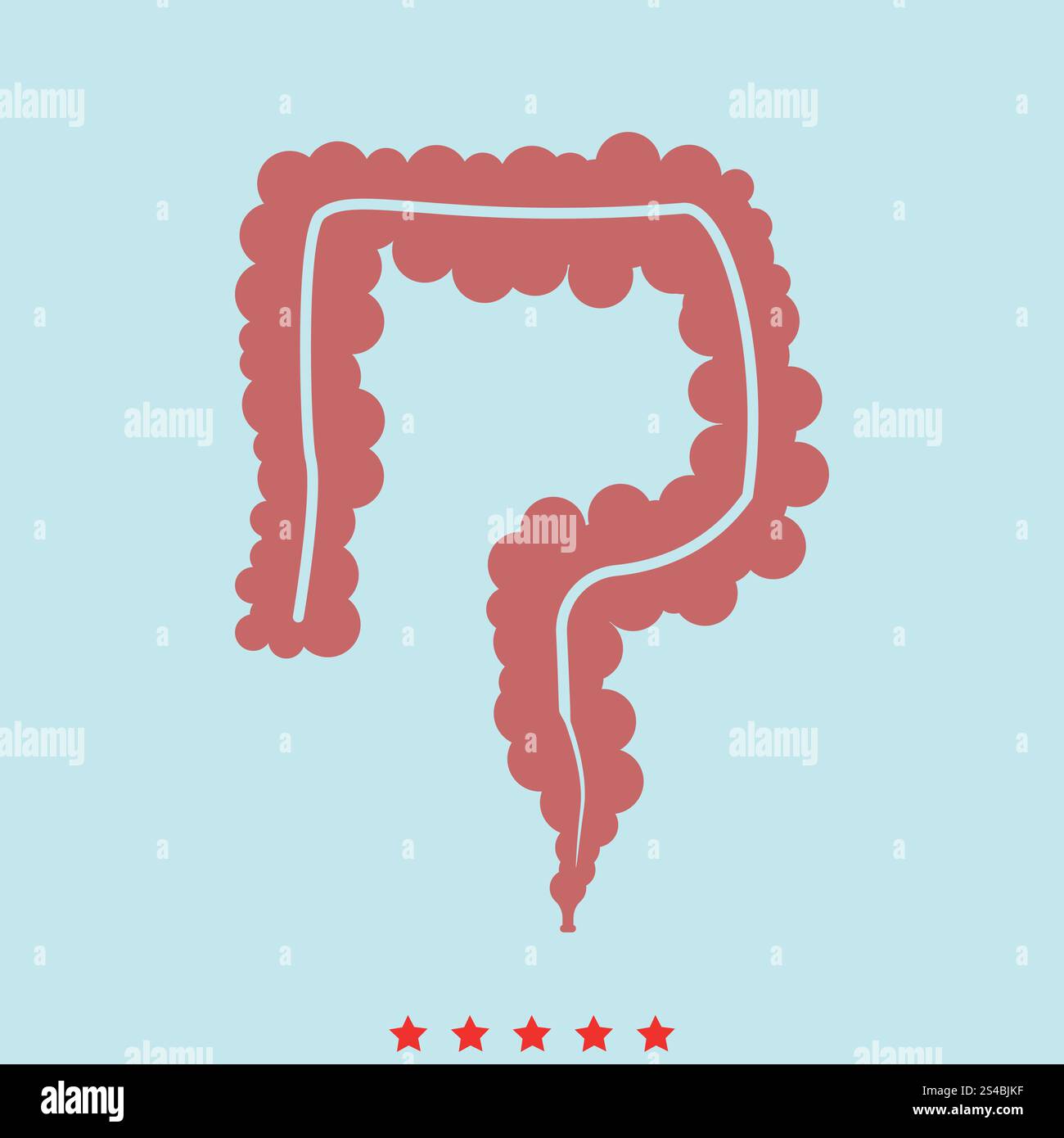 Intestine icon .. Intestine icon Stock Vector Image & Art - Alamy