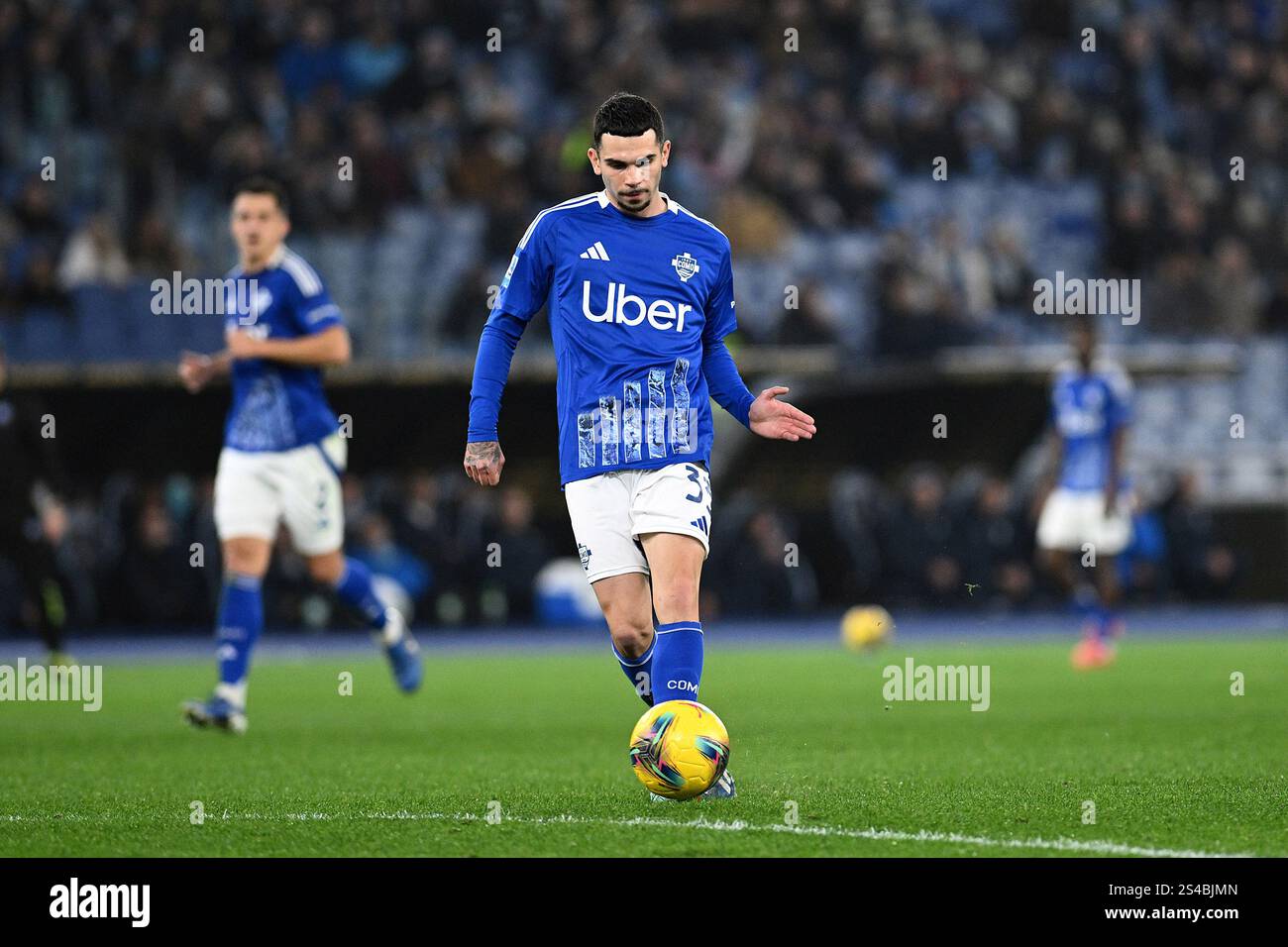 Rome, Italy. 10th Jan, 2025. Lucas Da Cunha of Como in action during the Serie A match between ...