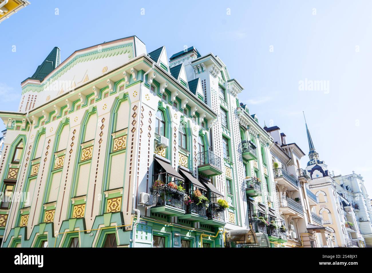 Modern balcony exterior of Houses Buildings facade architecture ...