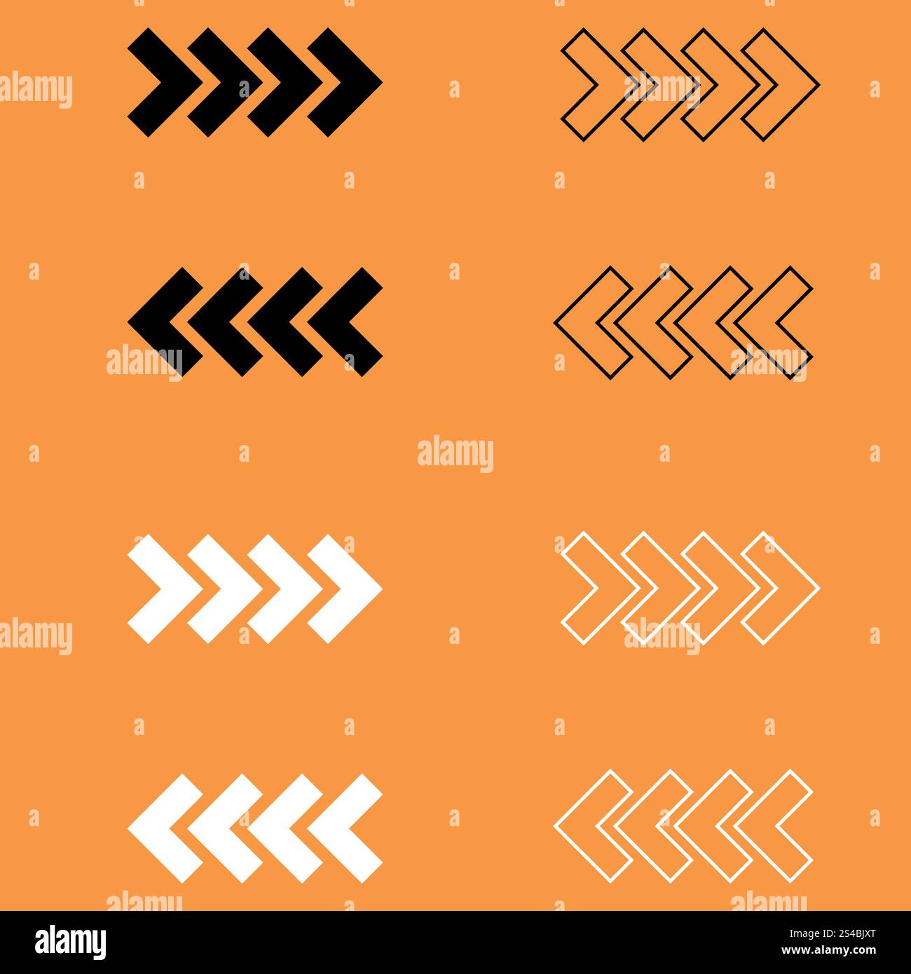 Traffic arrows black and white set icon Stock Vector Image & Art - Alamy