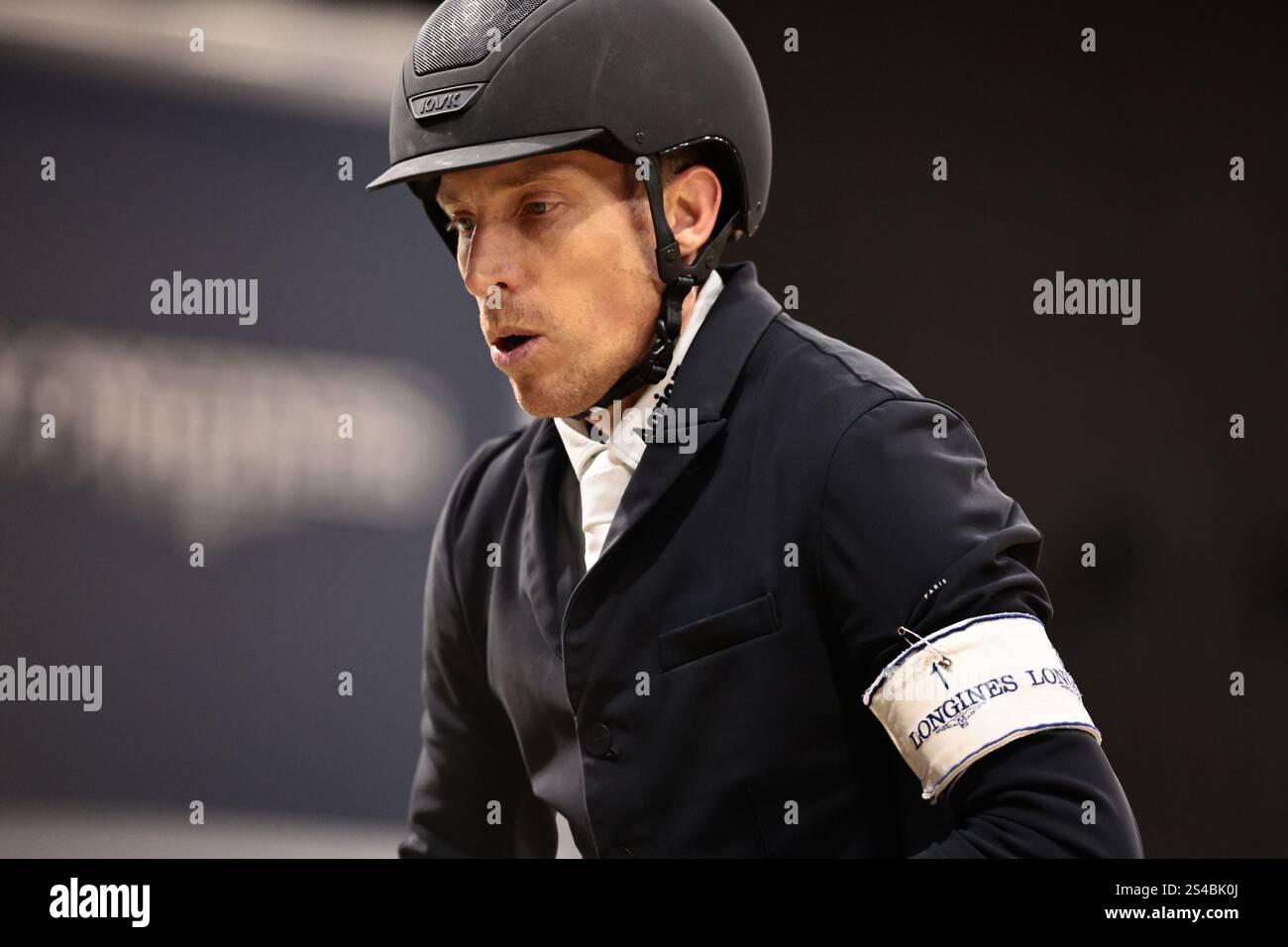 Henrik von Eckermann of Sweden with Iliana during the Longines Grand ...