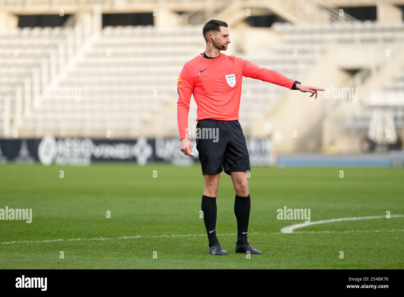 Pierre LEGAT (ARBITRE) during the Ligue 2 BKT match between Paris FC ...