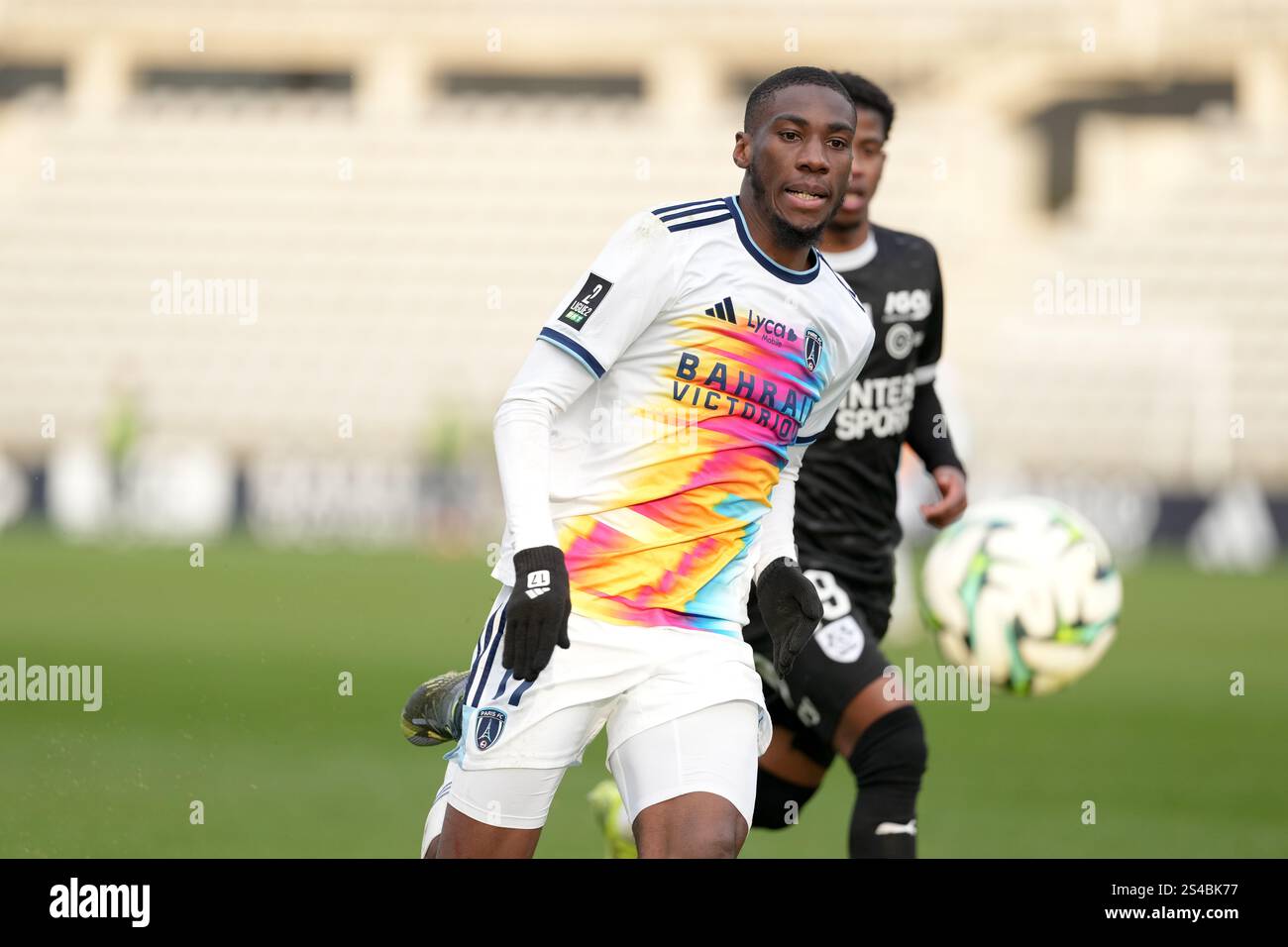 17 Adama CAMARA (pfc) during the Ligue 2 BKT match between Paris FC and Amiens at Stade Charlety ...