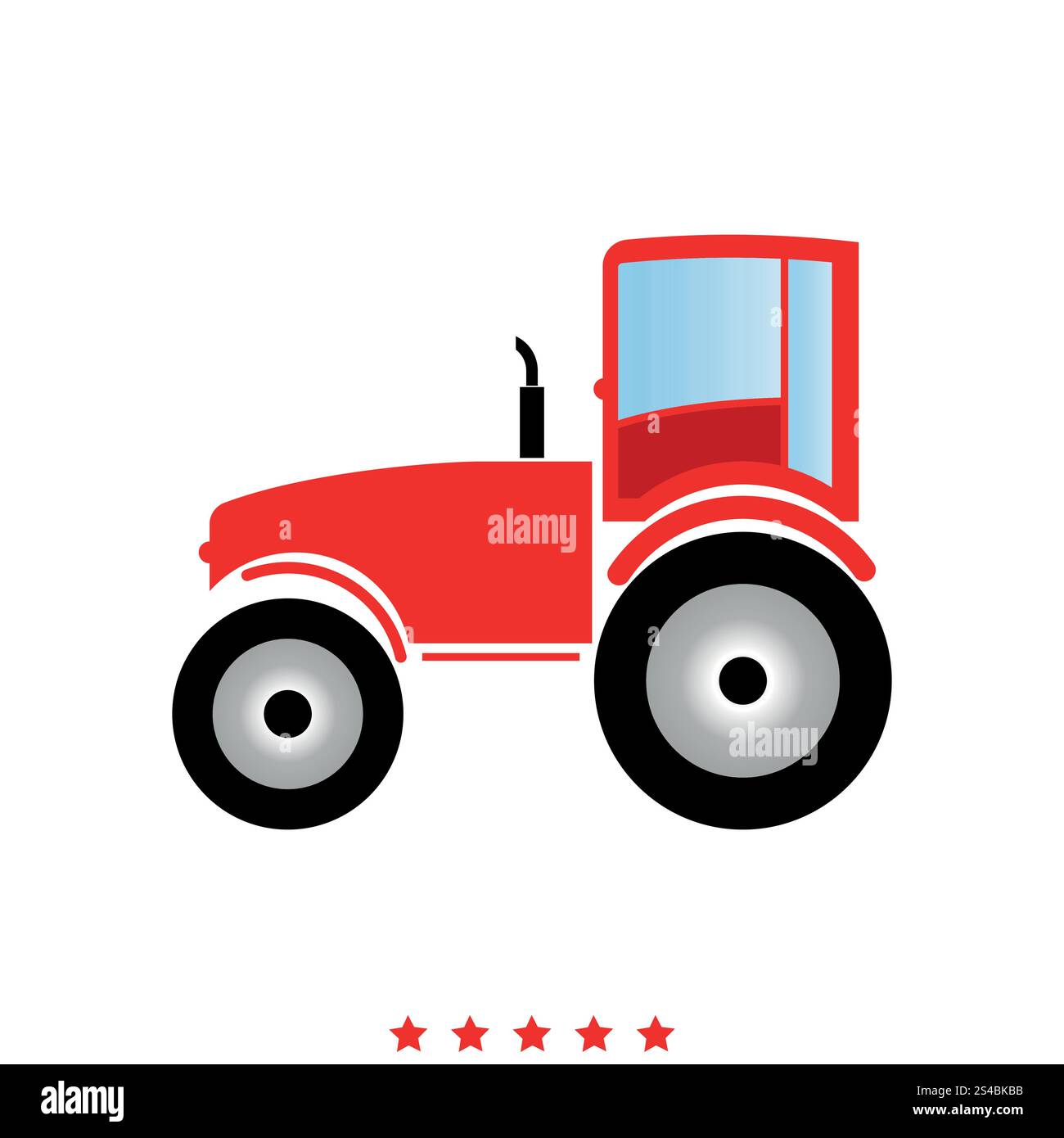 Tractor Icon Tractor Icon Stock Vector Image Art Alamy