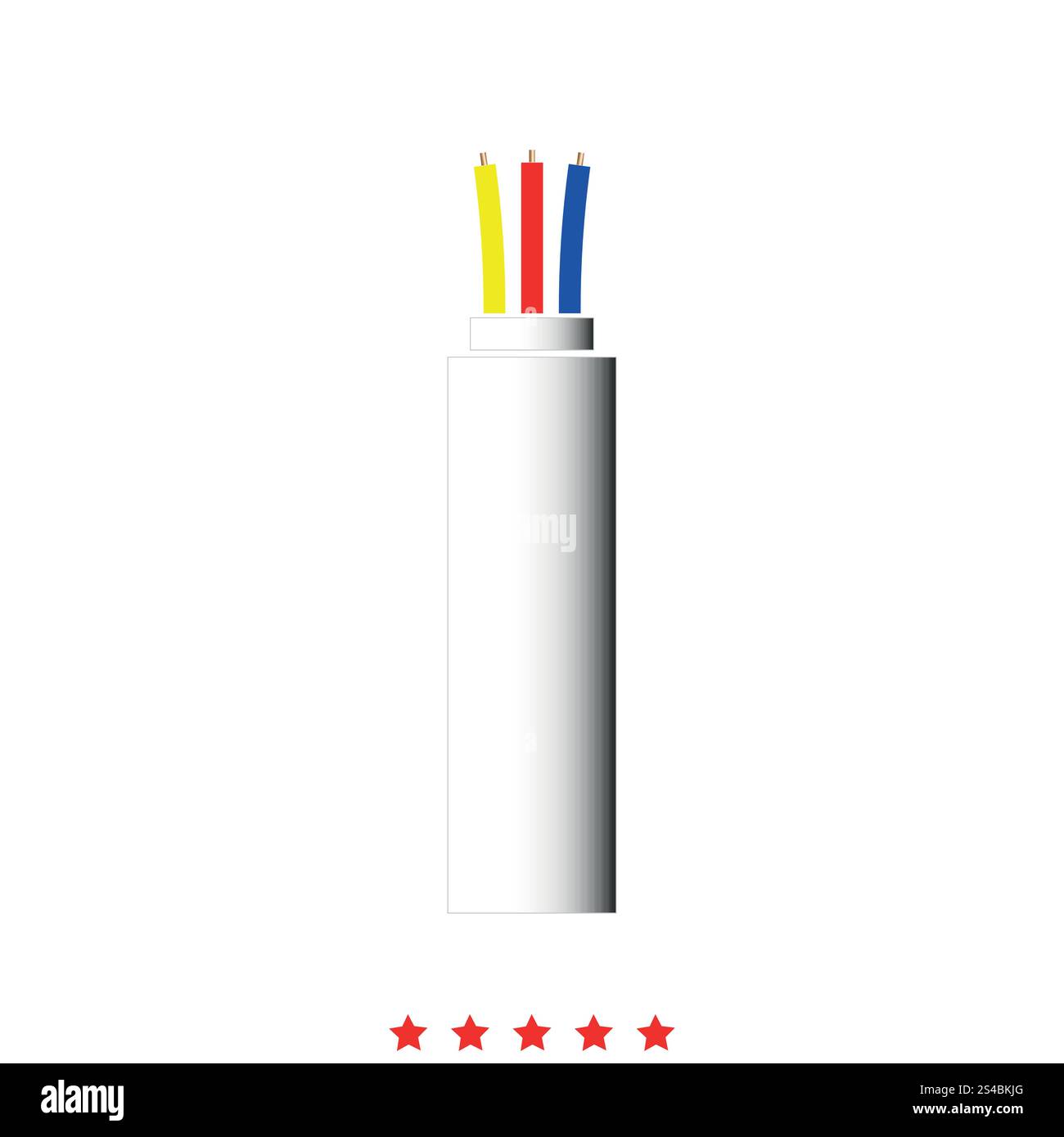 Electric cable icon Stock Vector Image & Art - Alamy