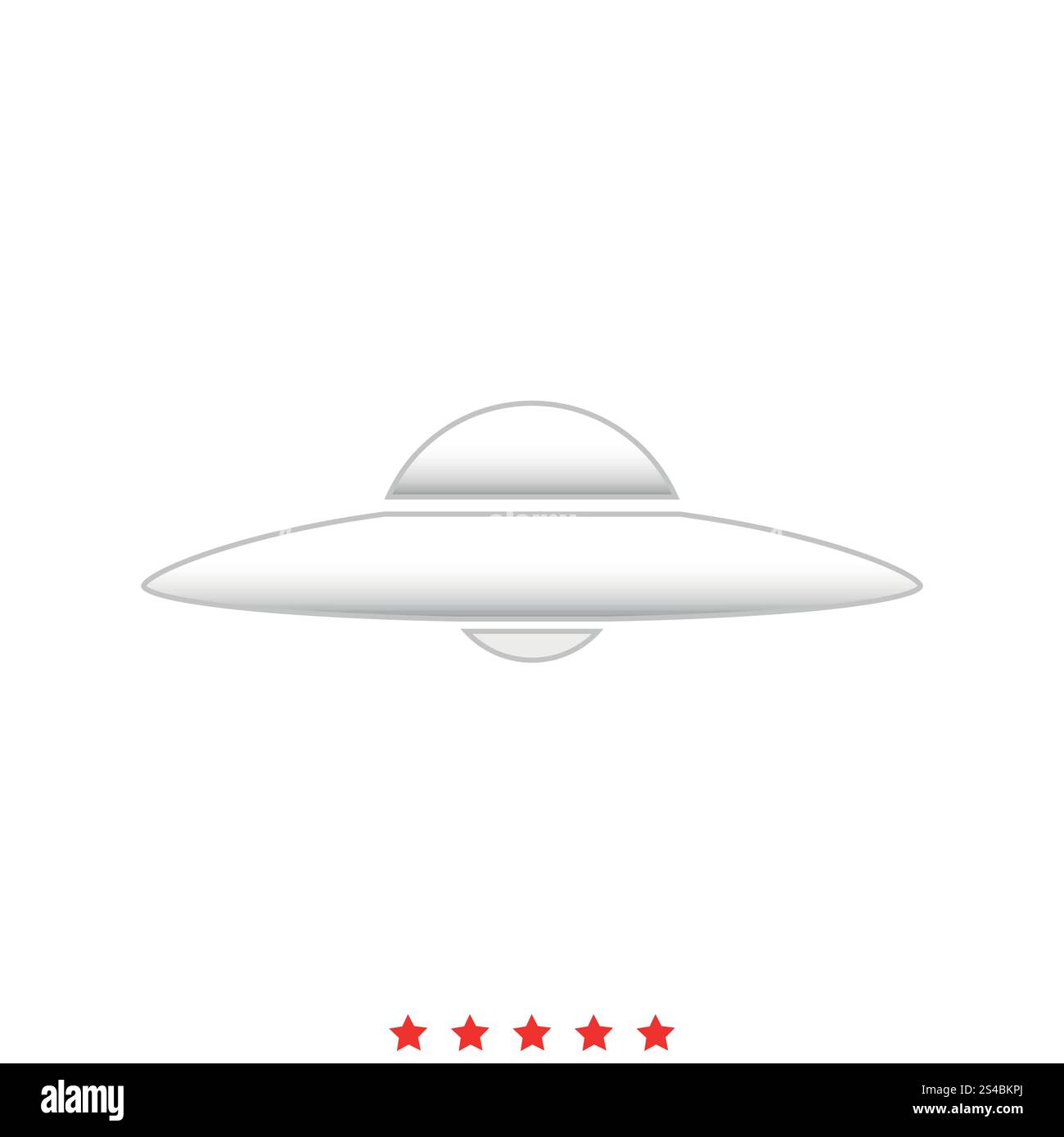 UFO. Flying saucer icon Stock Vector Image & Art - Alamy