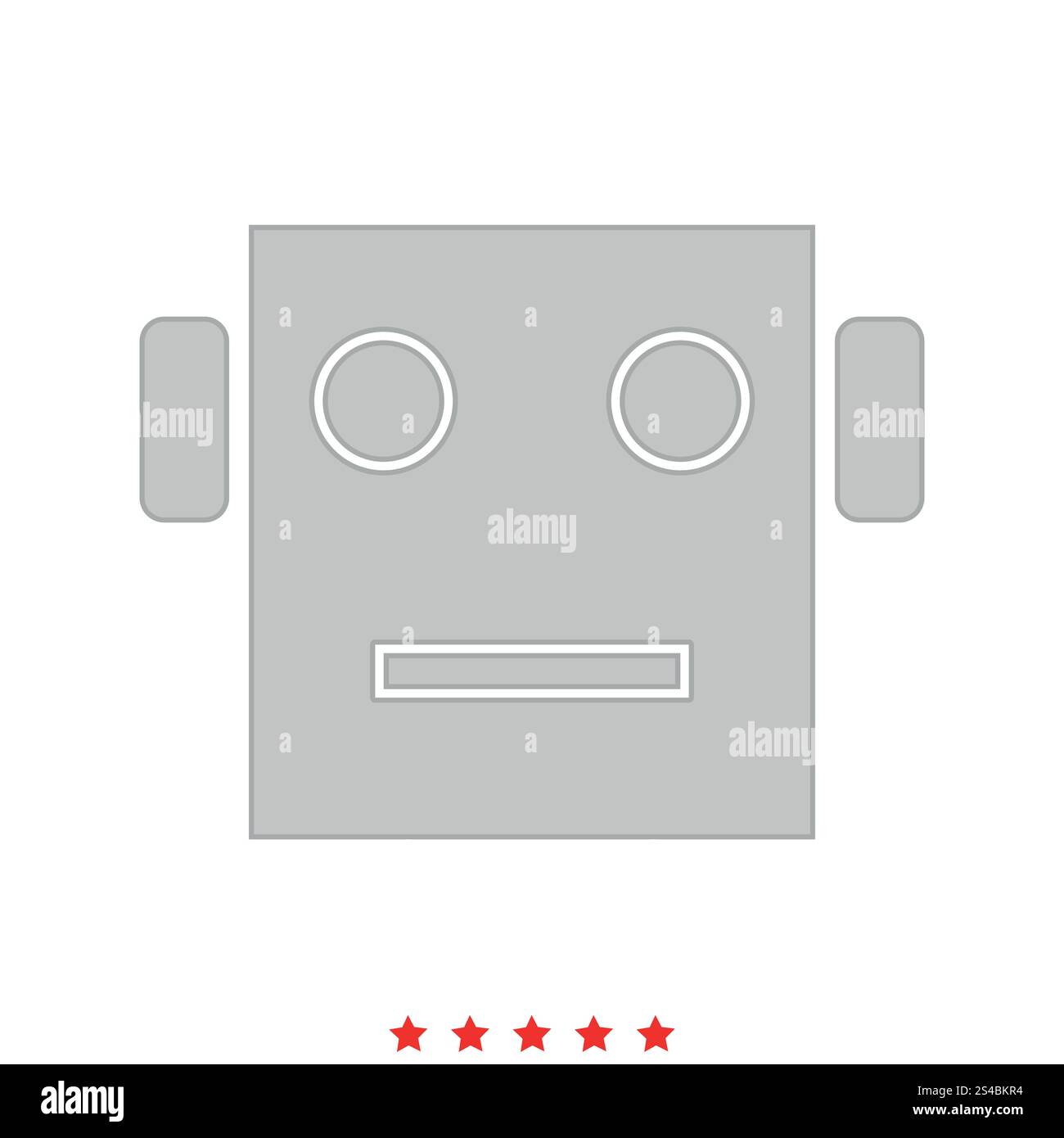 Robot head icon Stock Vector Image & Art - Alamy