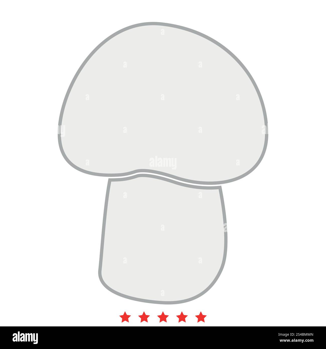 Mushroom - champignon icon . Flat style. Mushroom - champignon icon ...