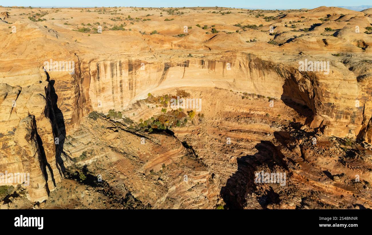 Morning view of Labyrinth Canyon, near Green River, Utah, USA Stock ...