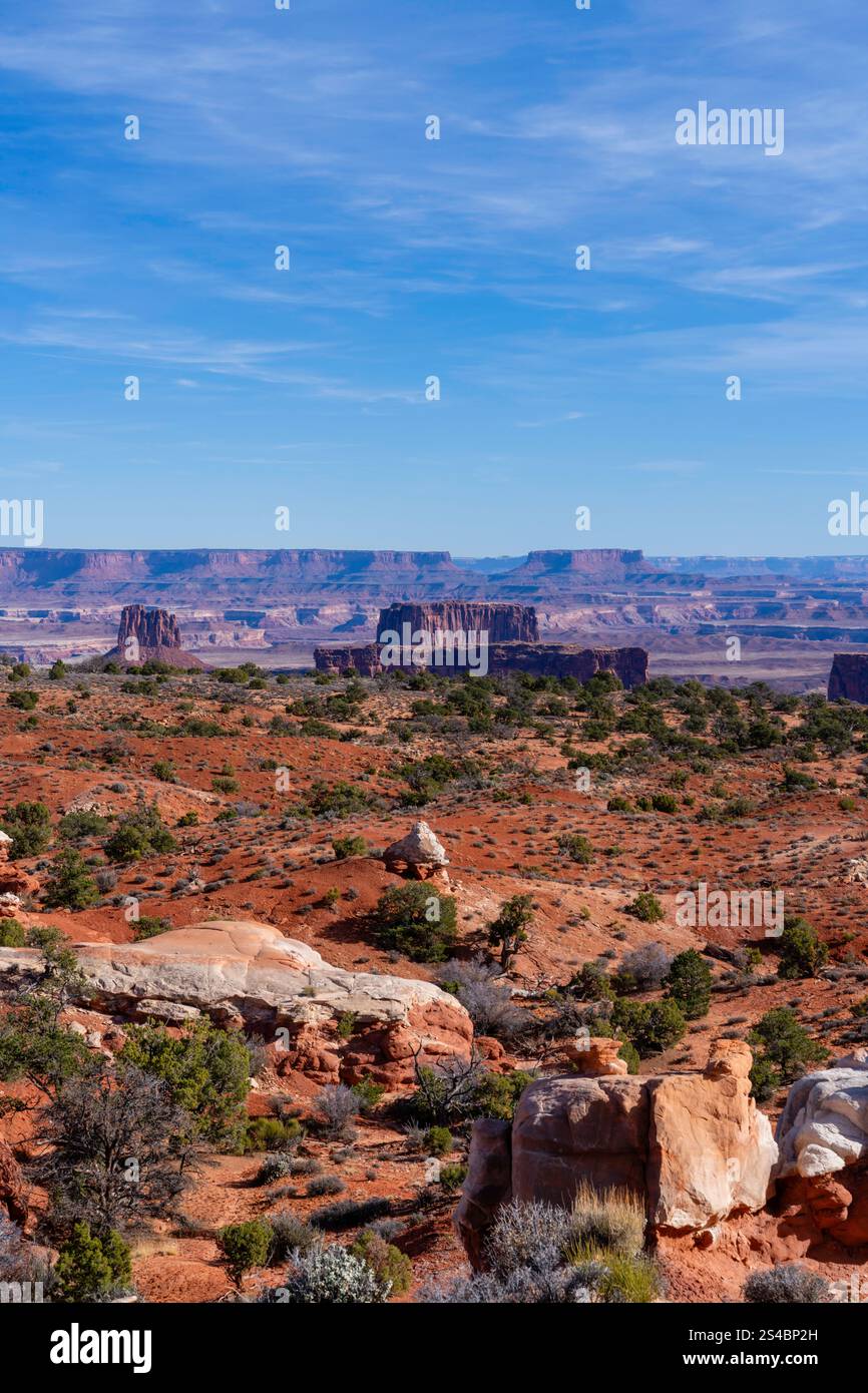 View from just off of the High Spur Road, overlooking Buttes of the ...