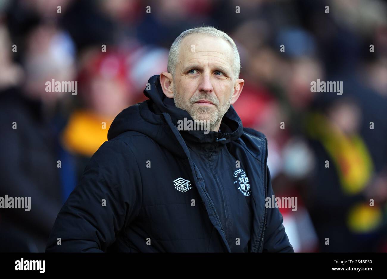 Luton Town Joint-caretaker manager Paul Trollope during the Emirates FA ...