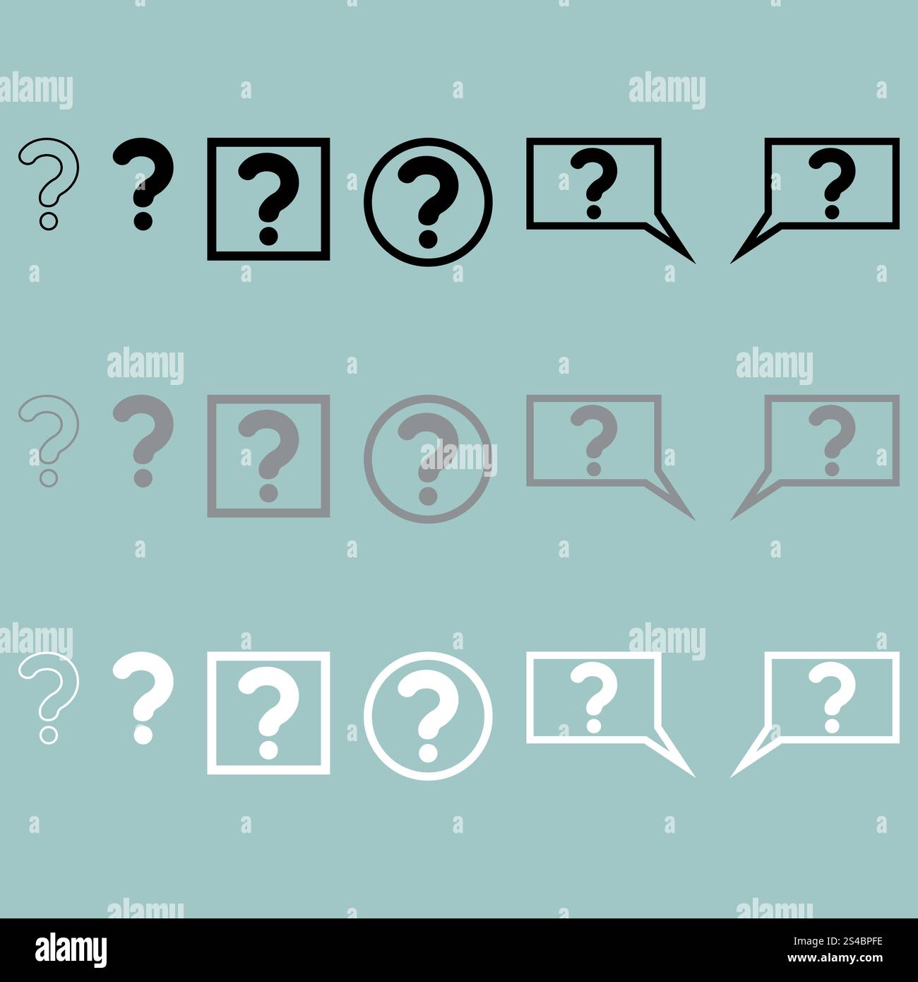 Sign question or what icon.. Sign question or what icon set Stock ...